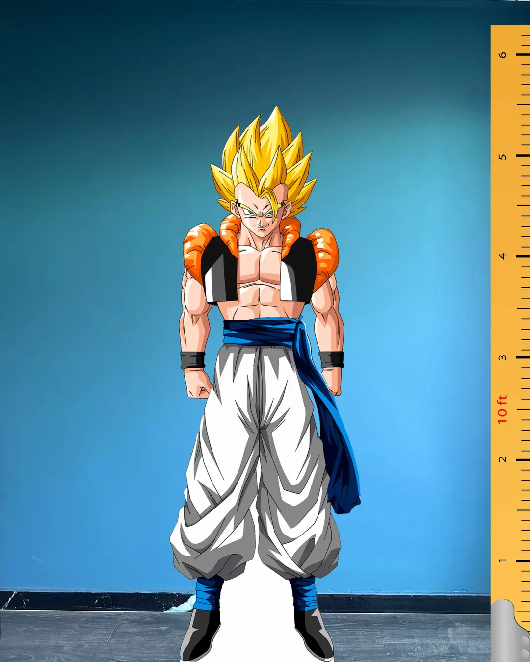 Gogeta Cardboard Cutout Model Dragon Ball Character Goku Vegeta Plastic ...