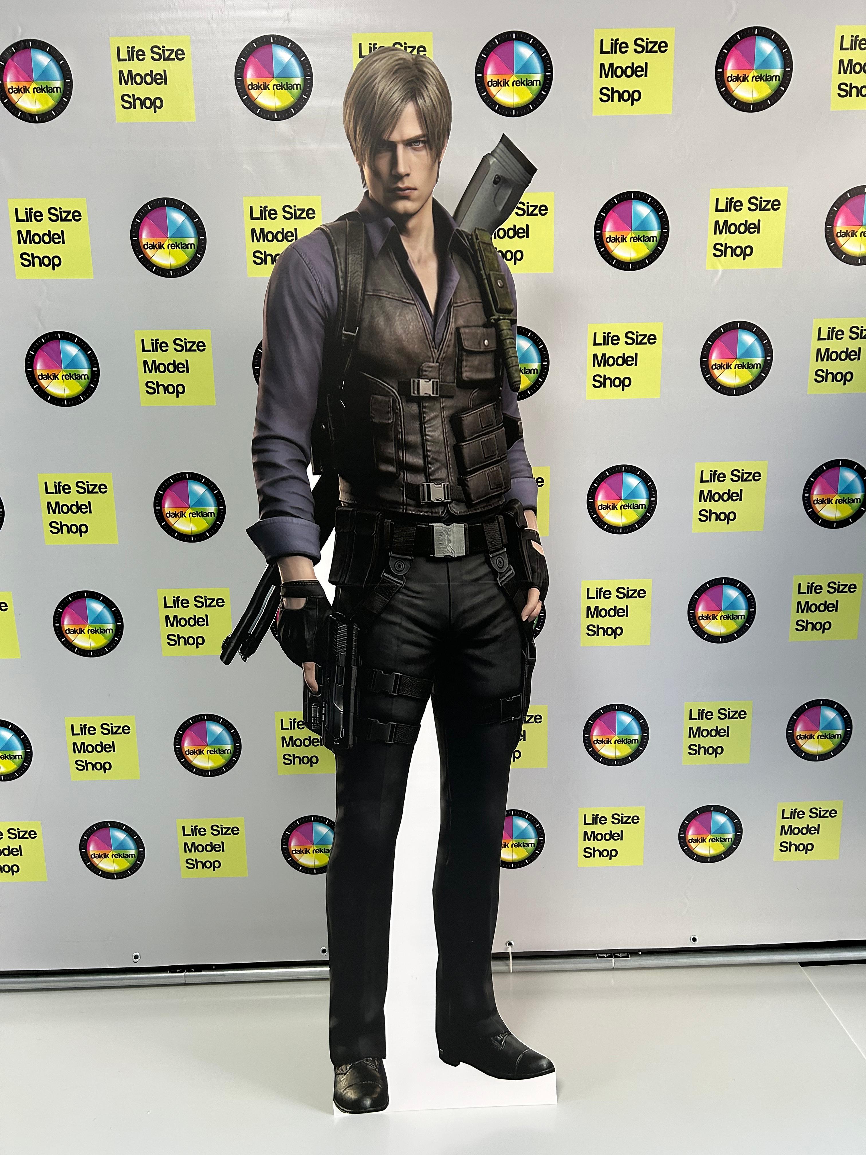 Leon S. Kennedy Life-Size Cardboard Cutout - Resident Evil 4 Remake ...