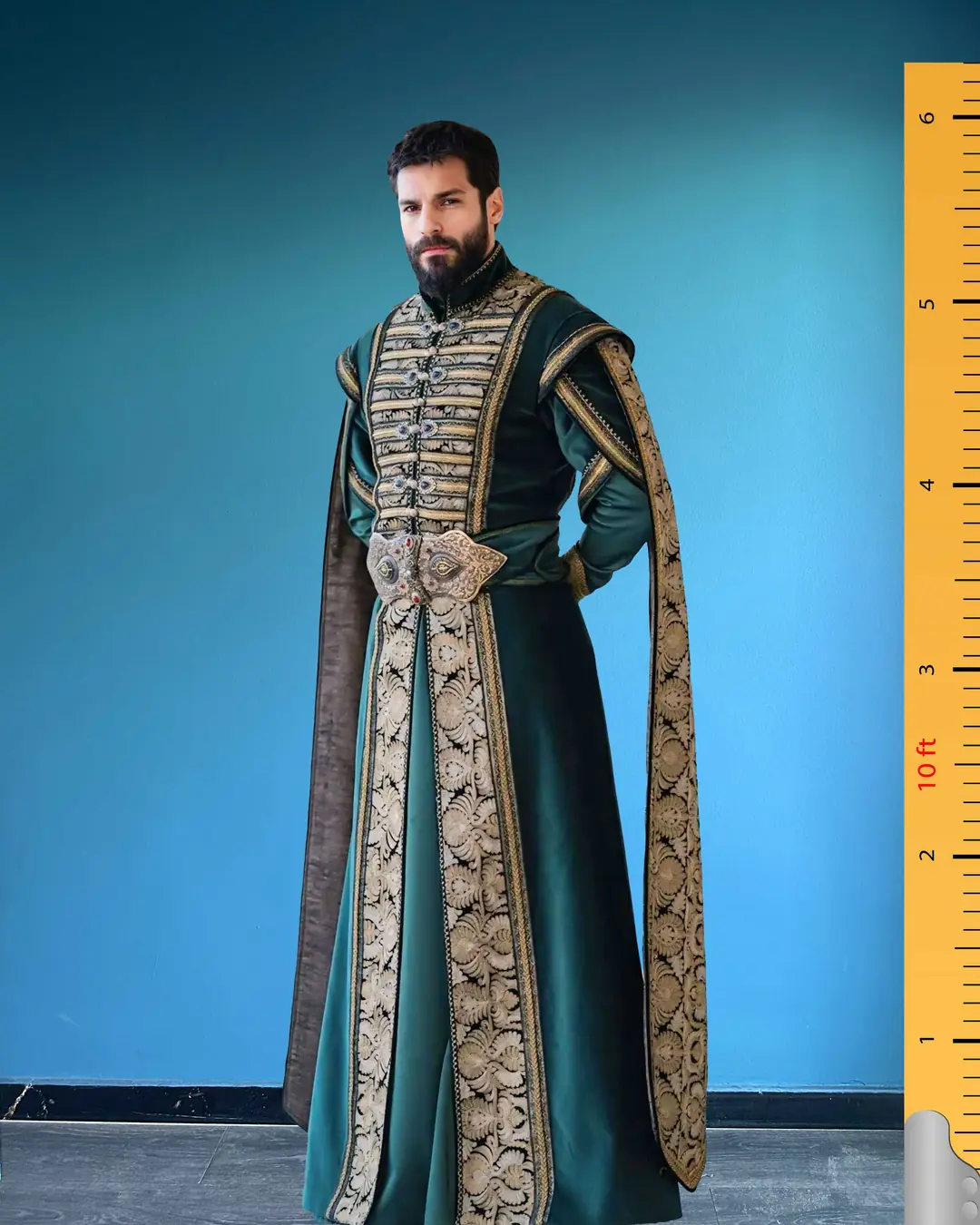 Serkan Cayoglu, acteur et mannequin turc, découpe en carton, modèle du ...