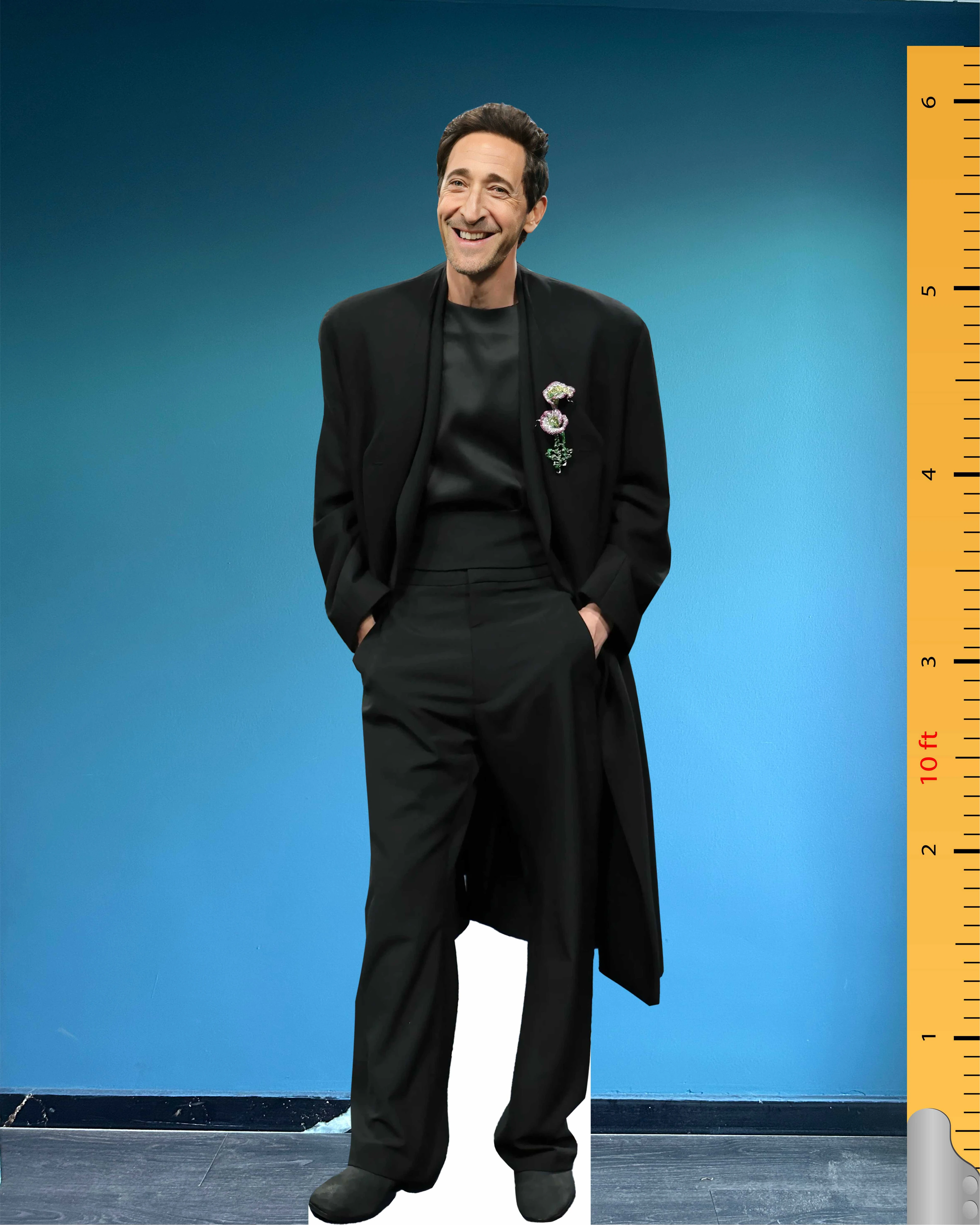 🎬 Adrien Brody Cardboard Cutout – Life Size Cutout Standee | Oscar ...