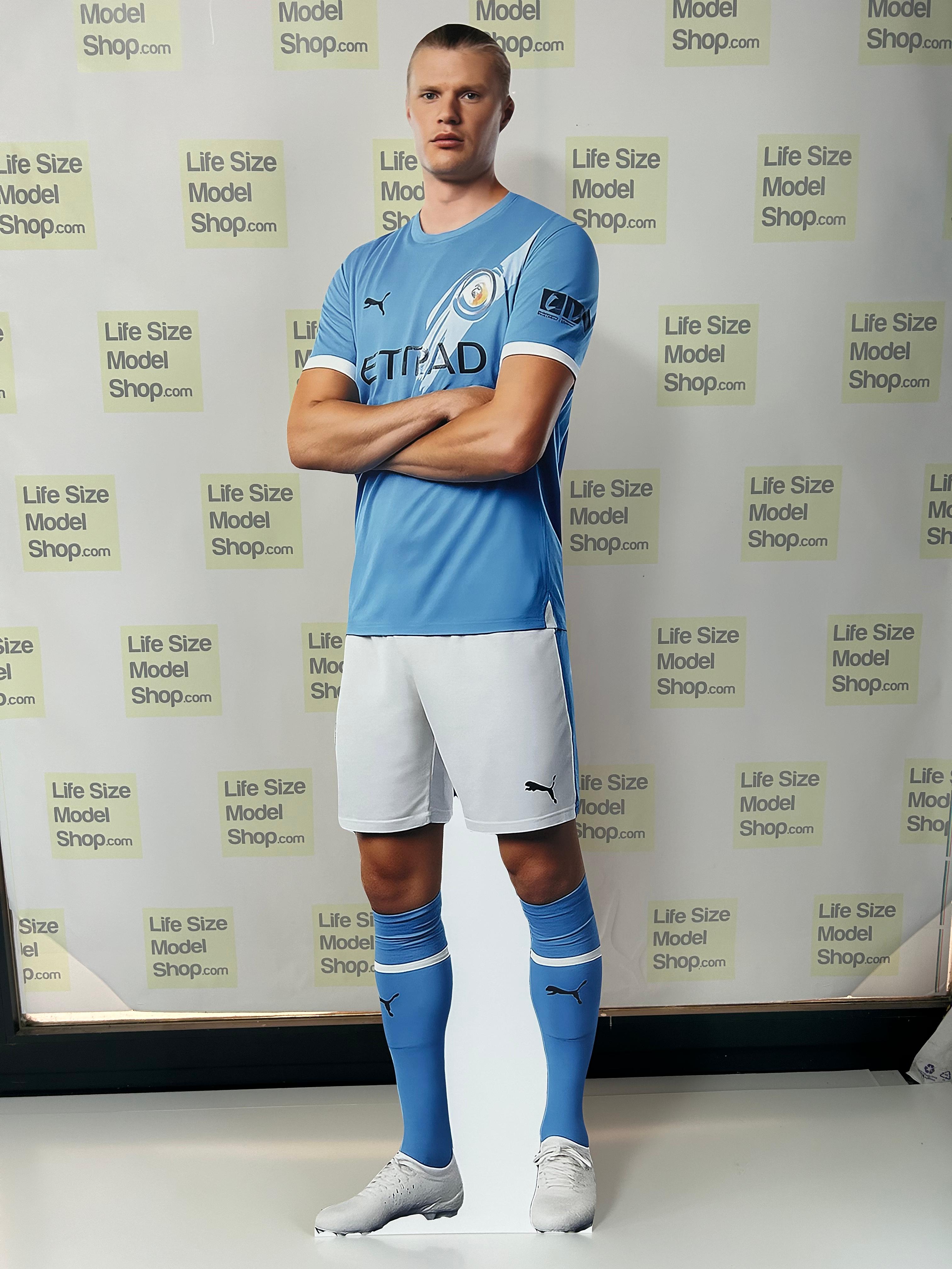 ⚽ **Erling Haaland Tam Boy Maket – Manchester City FC Futbol Yıldızı ...