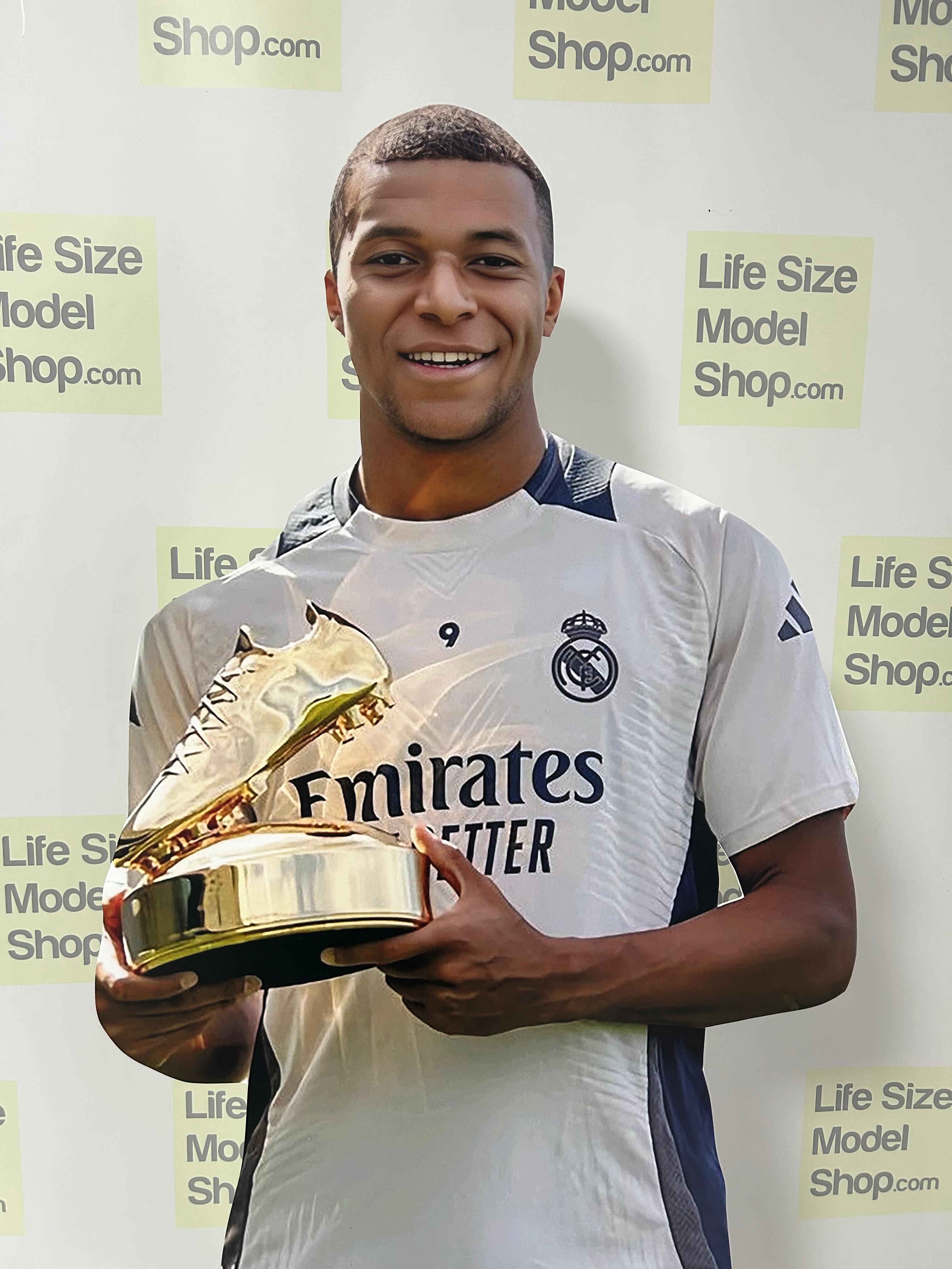 🥇 Mbappe Cardboard Cutout – 2025 Golden Boot Edition | Kylian Mbappe ...