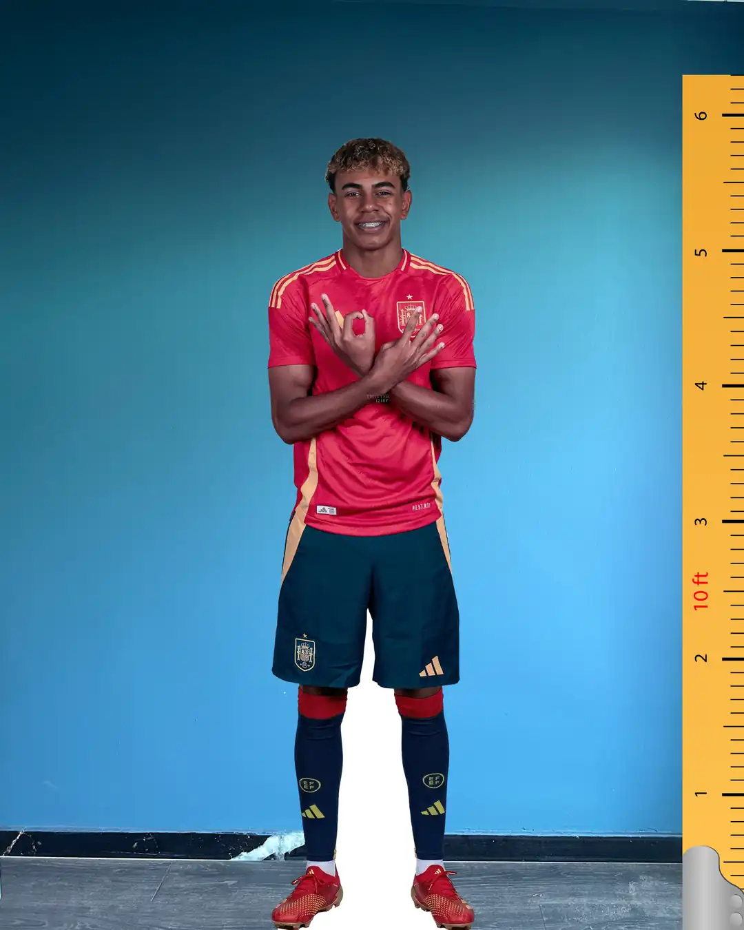 Lamine Yamal Life Size Cardboard Cutout Model | Spain National Football ...