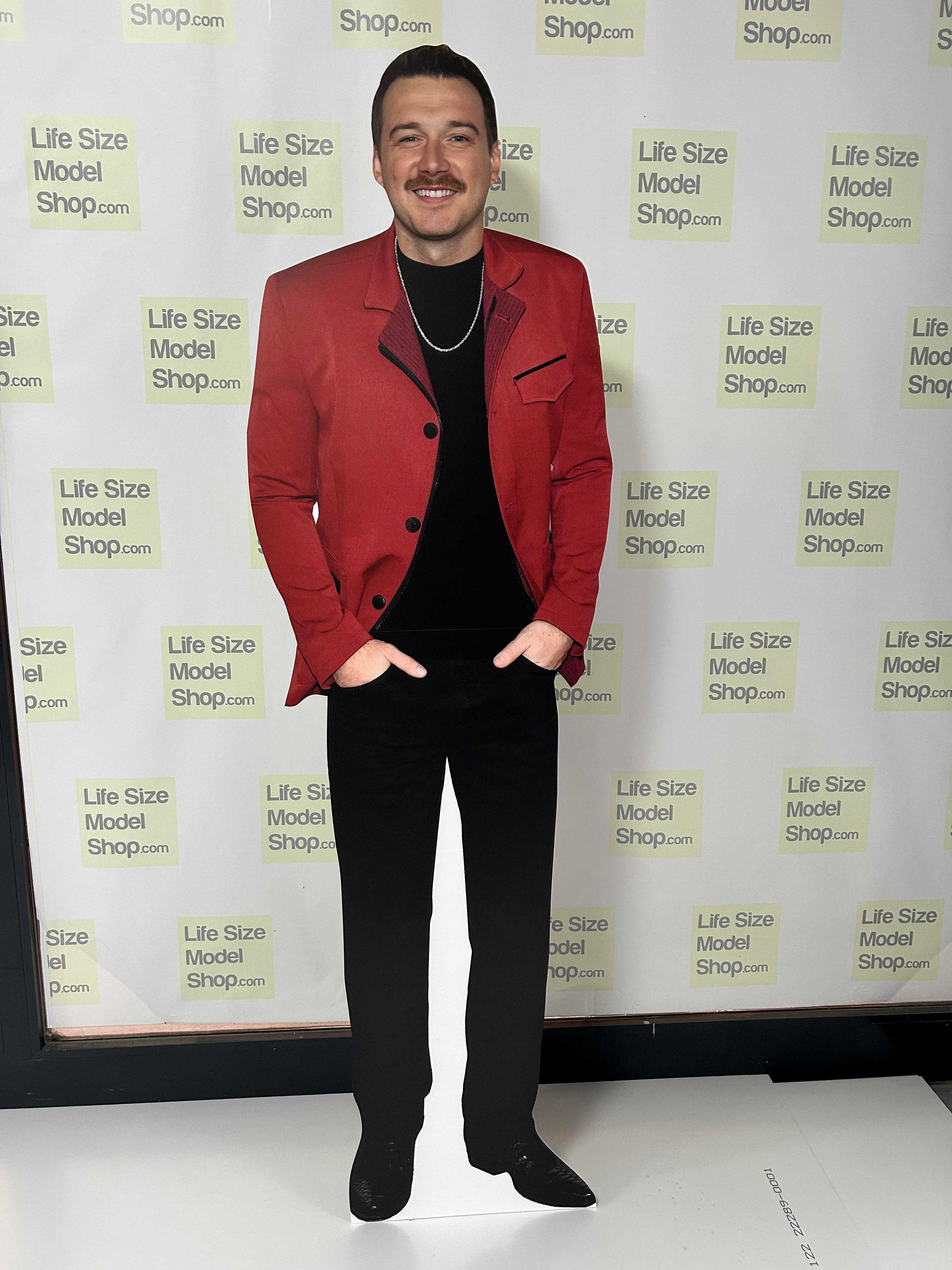 🎤 Morgan Wallen Life Size Cardboard Cutout – CMA Awards Edition