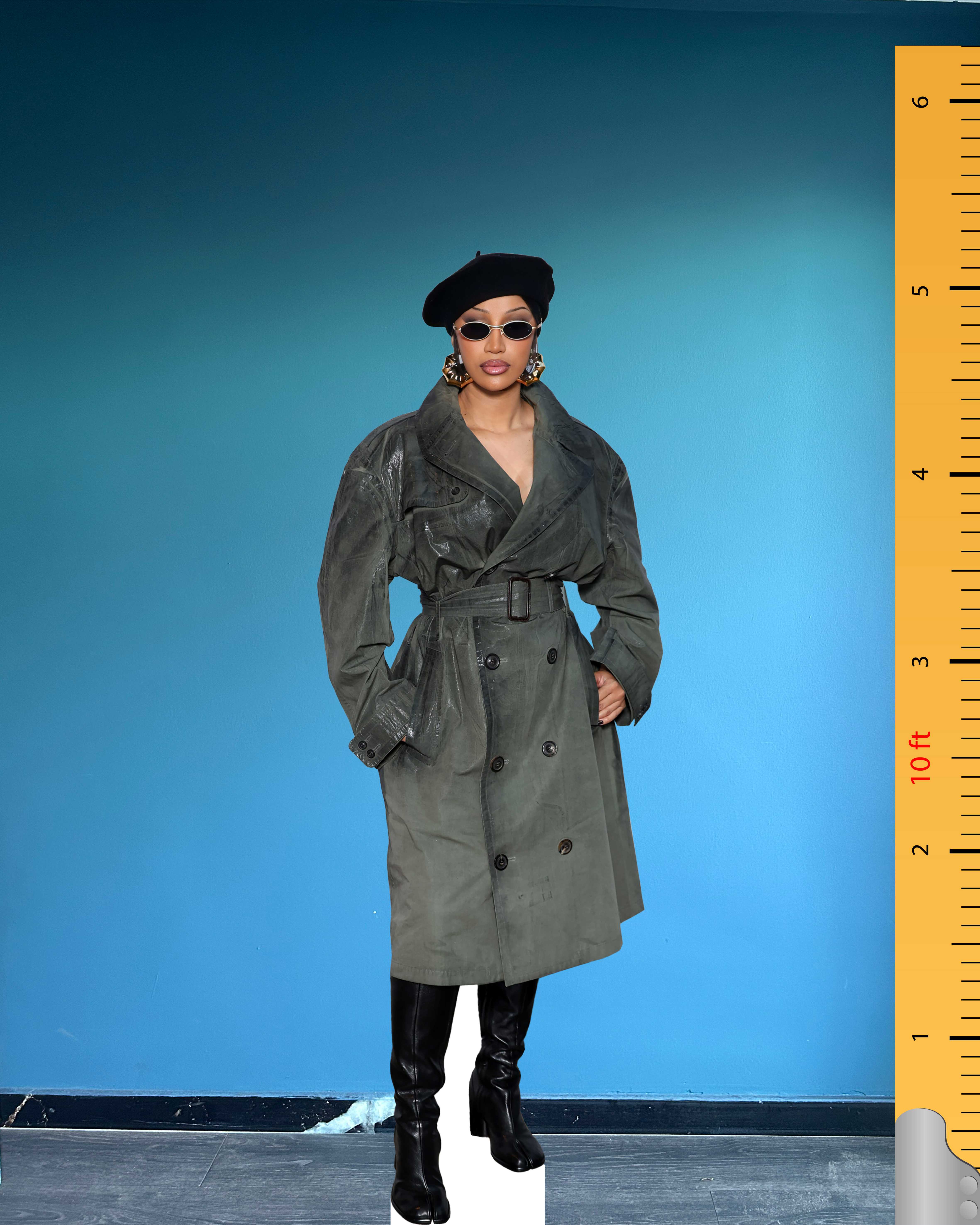 🌟 Cardi B Cardboard Cutout – Maison Margiela Fashion Edition Celebrity ...