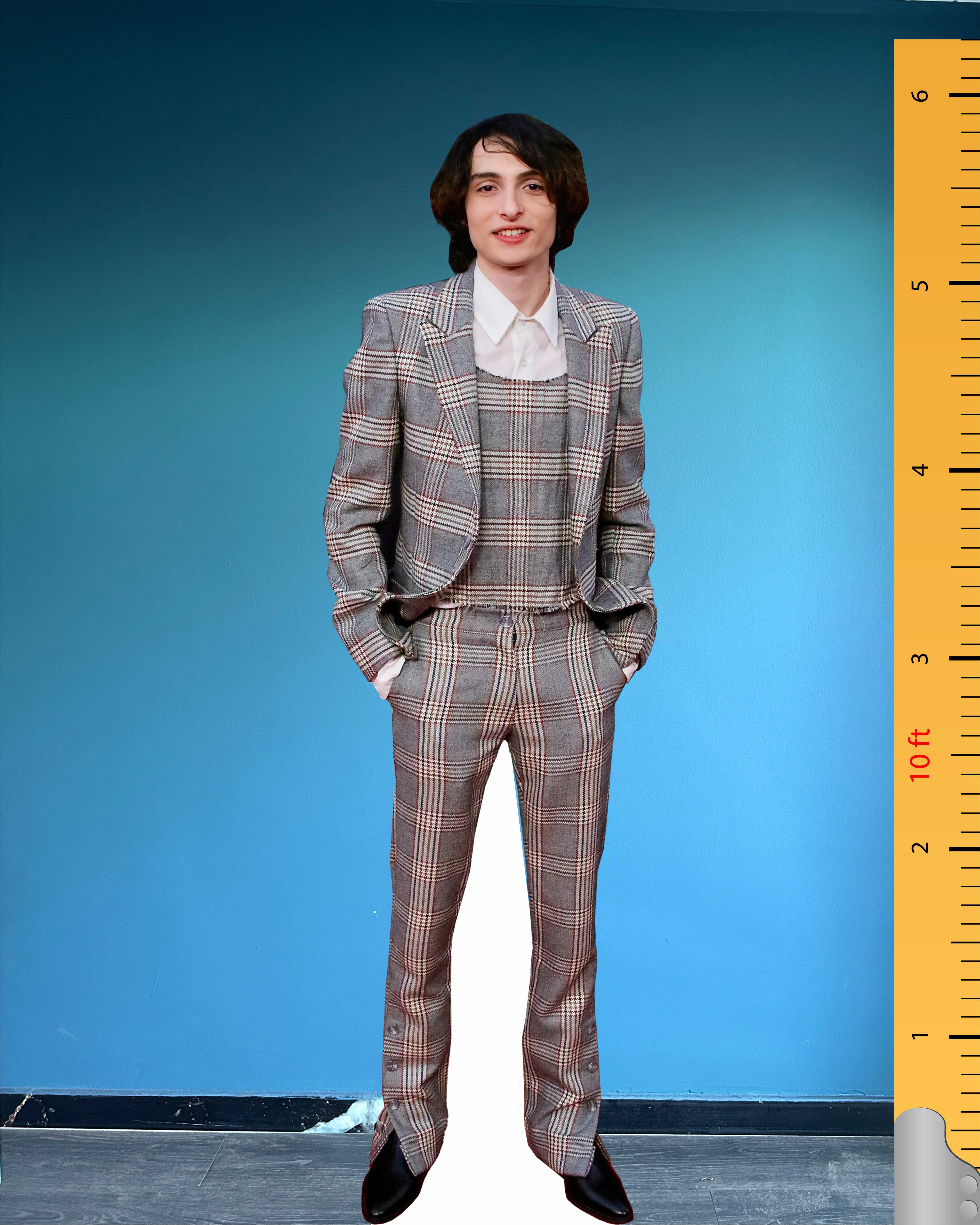 🌟 Makieta Kartonowa Finn Wolfhard Kanadyjski Aktor – Pinocchio AFI Fest ...