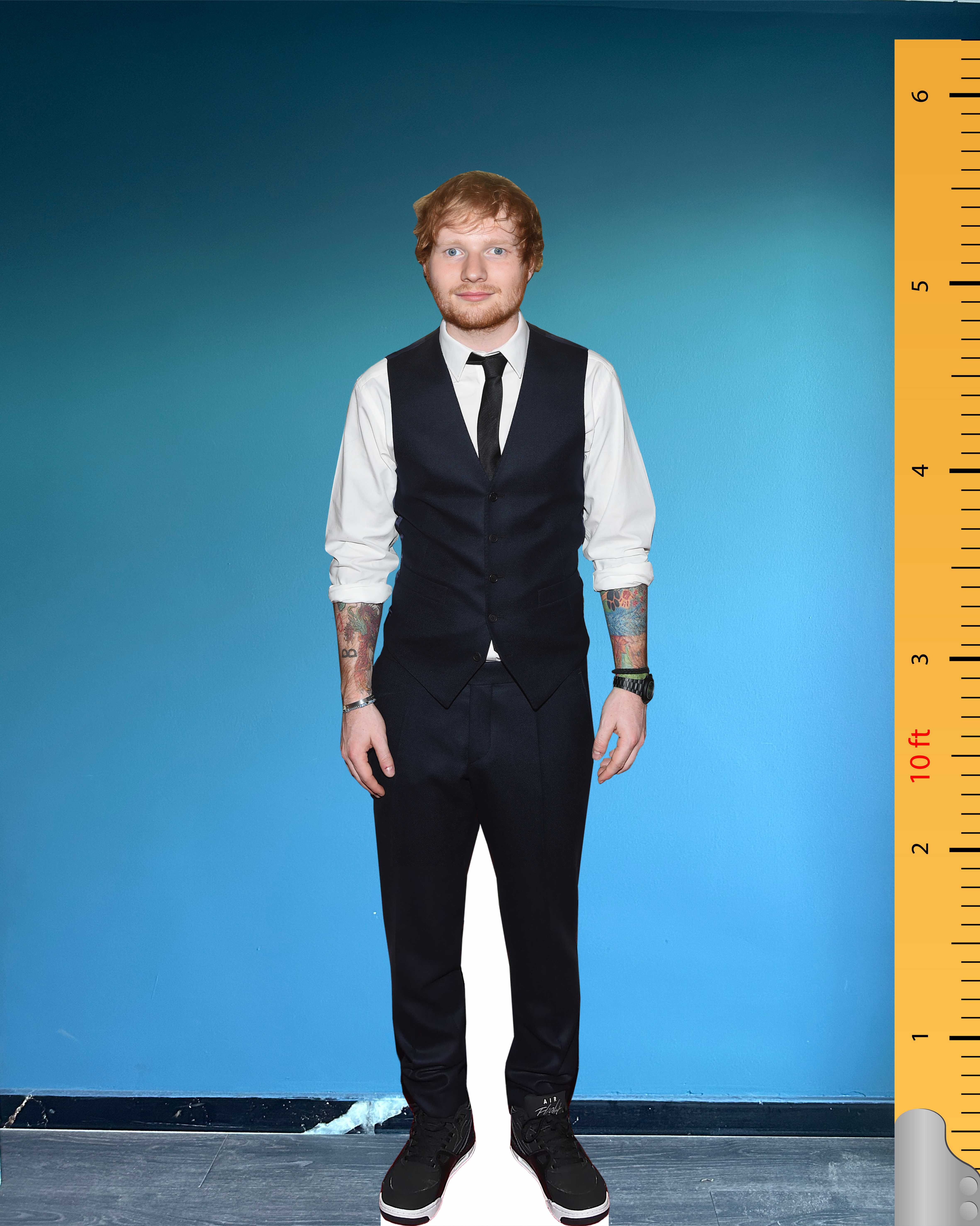 🎤 Ed Sheeran Life Size Cutout Model Standee British Singer - Grammy ...