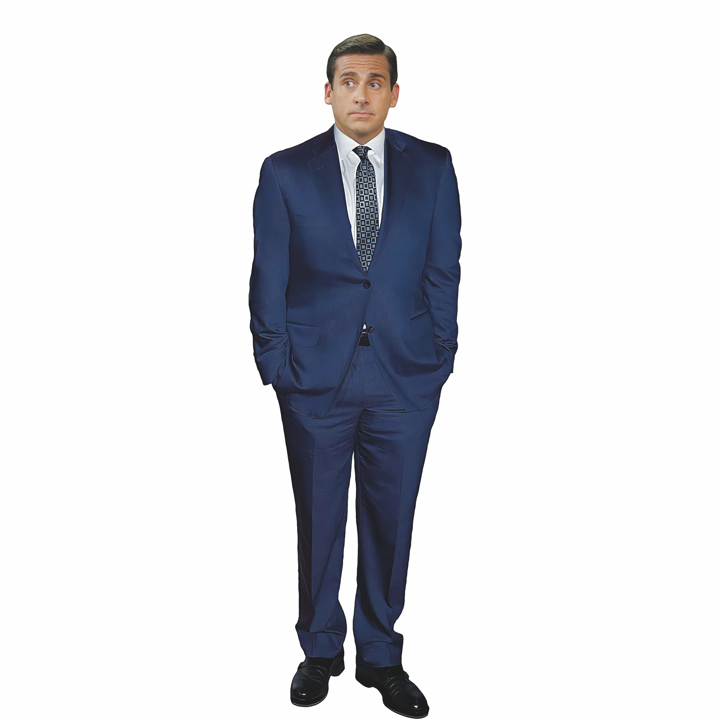 📎Figurine en carton de Michael Scott – Modèle grandeur nature de Steve ...
