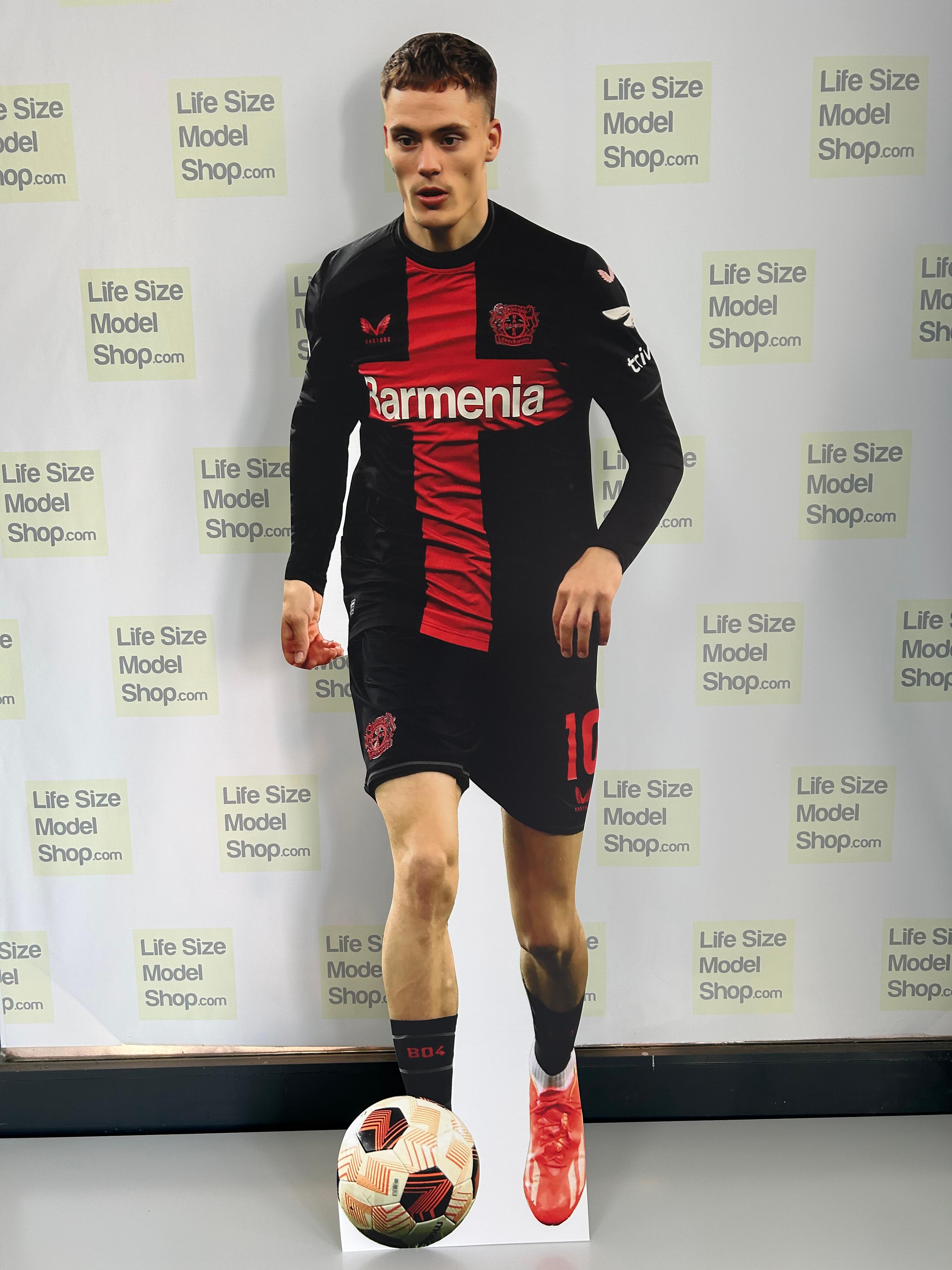 ⚽ Florian Wirtz Life-Size Cardboard Cutout – Bundesliga Football Star Edition
