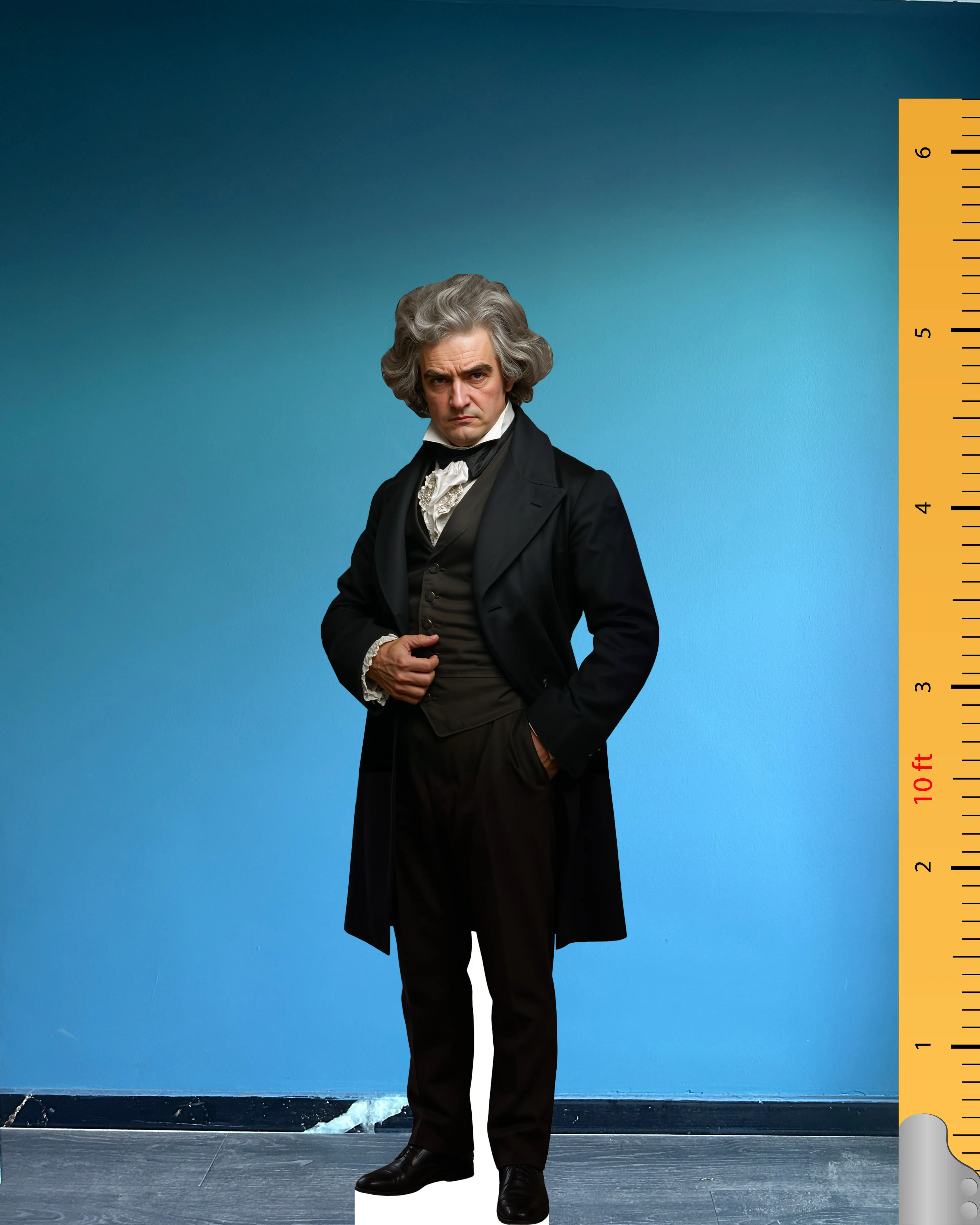 Ludwig van Beethoven Life Size Cardboard Cutout Model|🎼 German Pianist ...