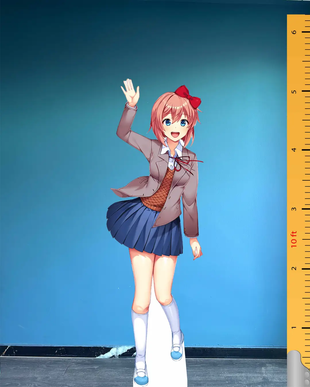Sayori Anime Cardboard Cutout – Life Size Anime Standee Model Anime Figure