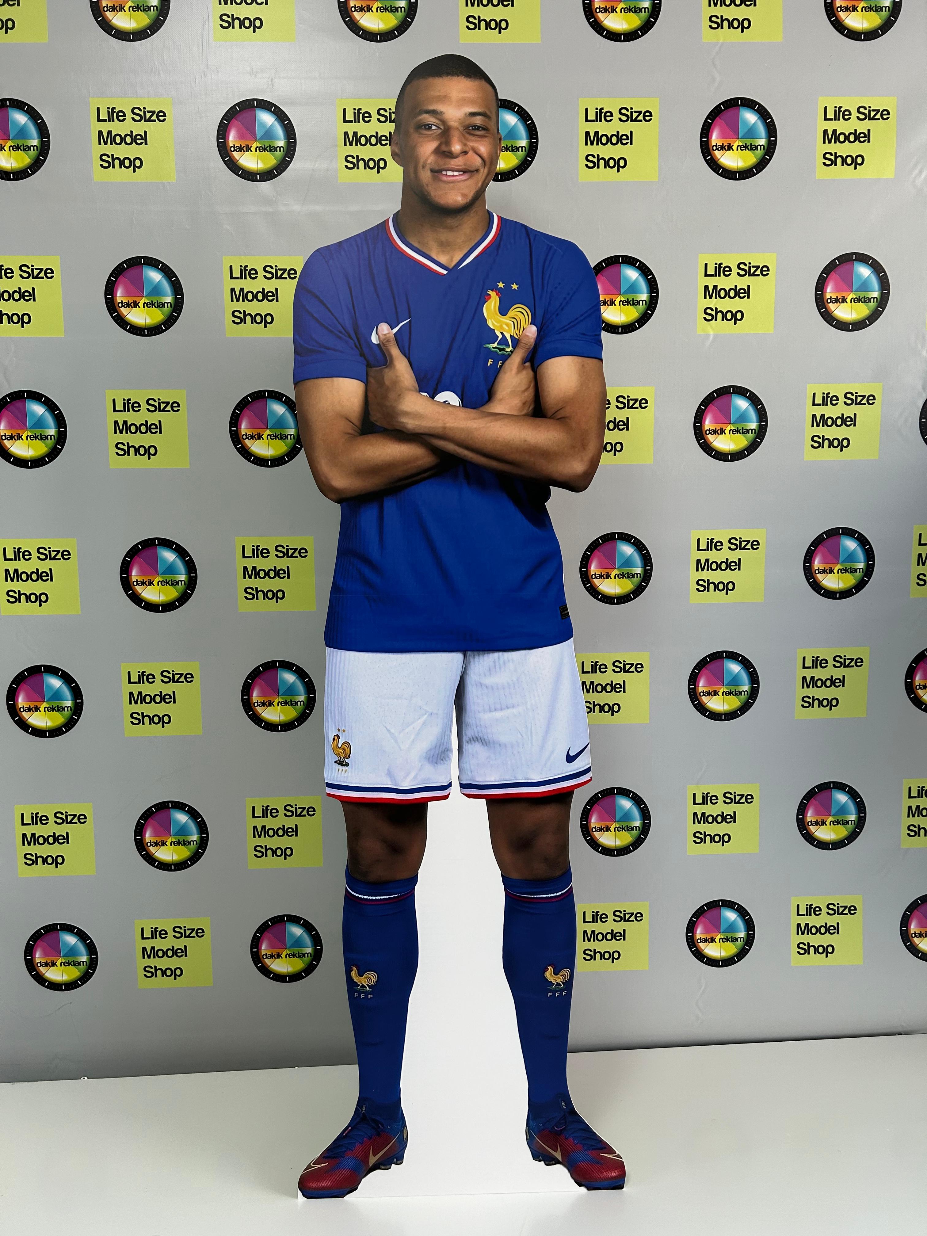 Kylian Mbappé Life Size Carboard Cutout Model | France’s Captain & "Les ...