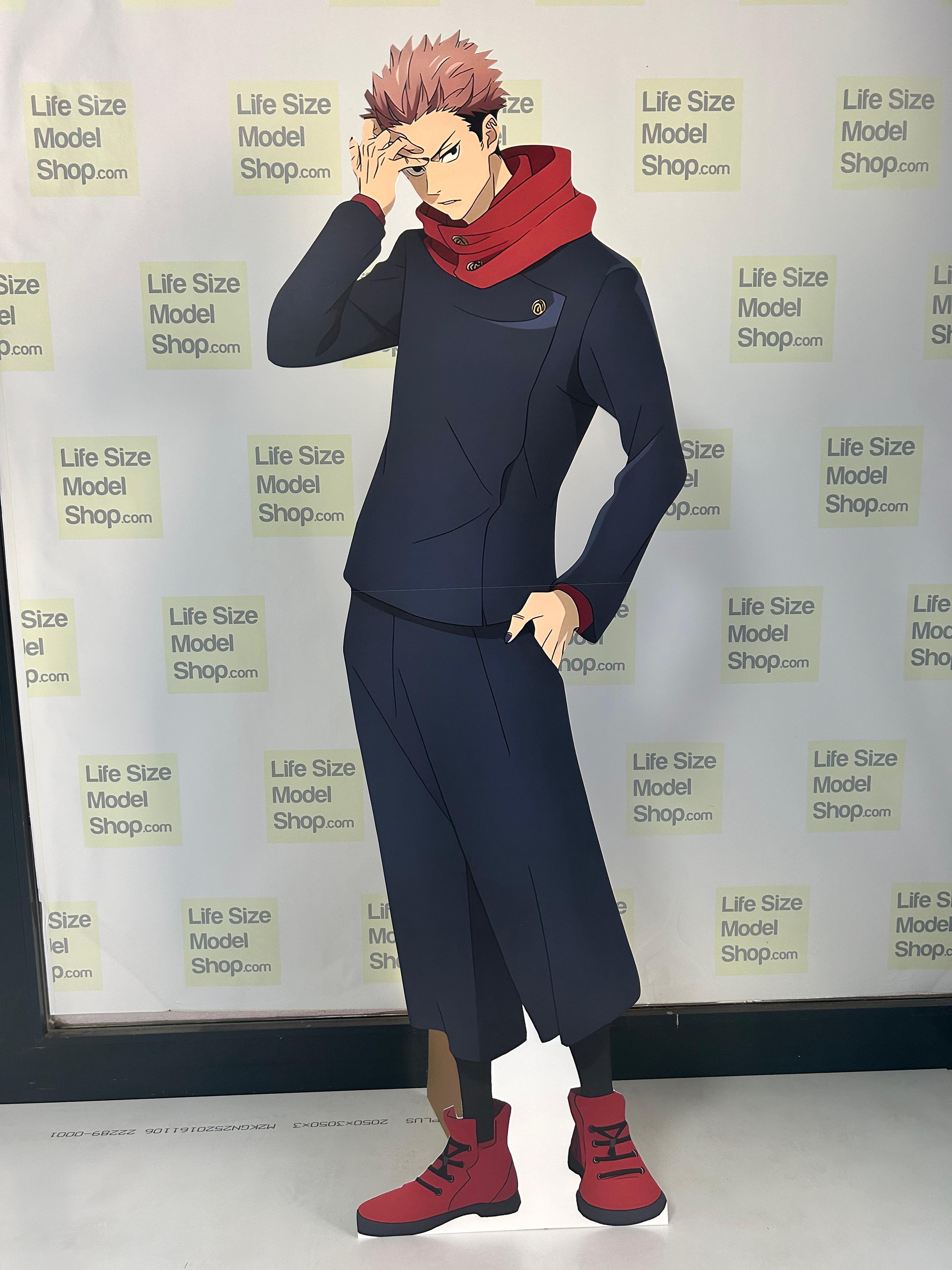 Modello di cartone ritagliato di Itadori Yuji Jujutsu Kaisen ...