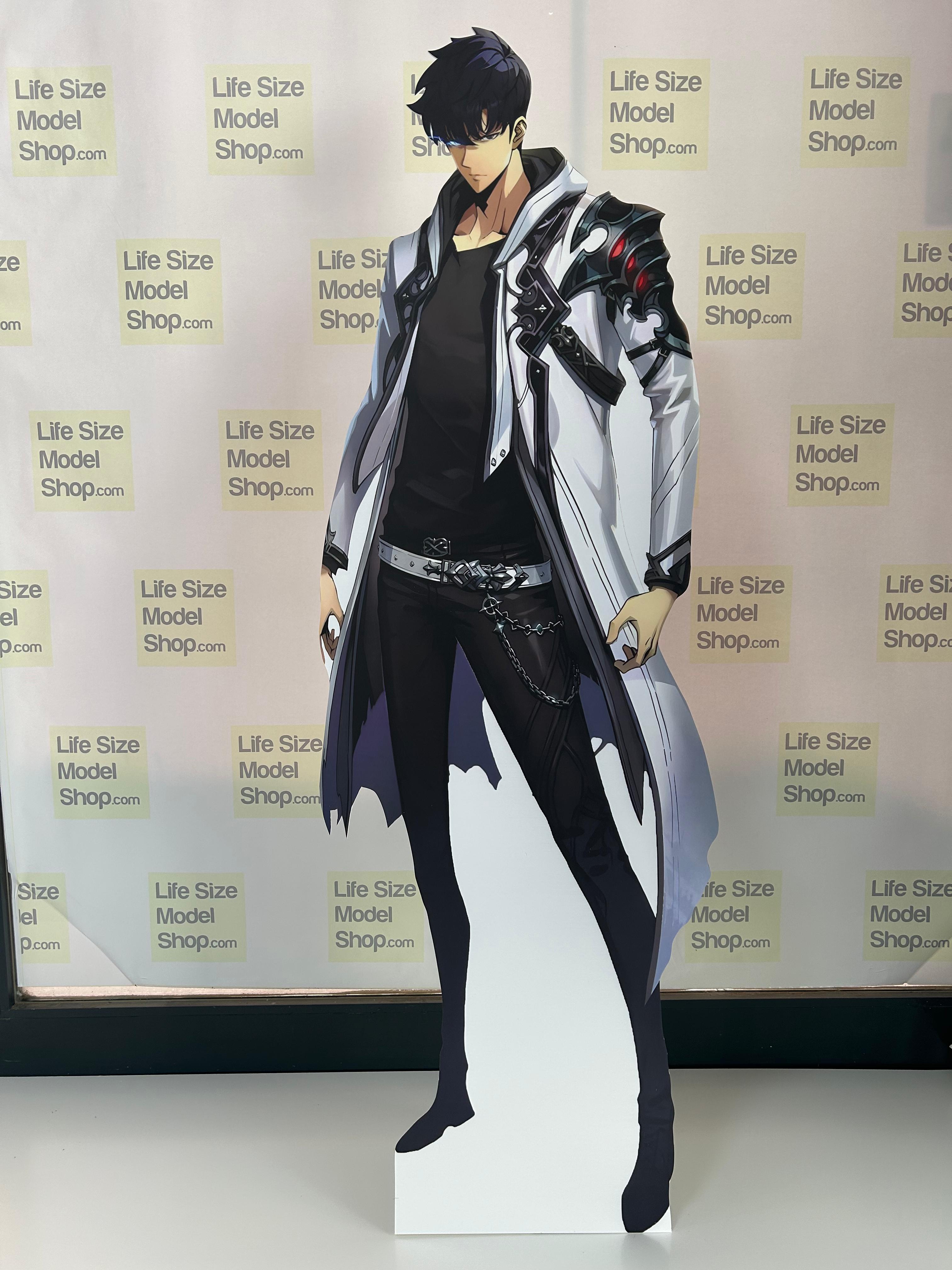 🖤 Découpe en carton grandeur nature de Sung Jin-Woo – Figurine Solo ...