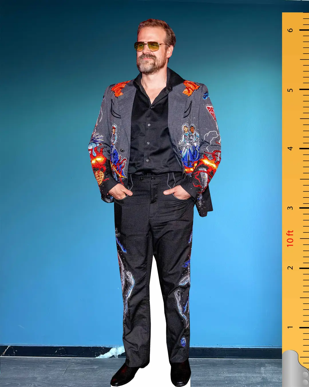 🎬 David Harbour Recorte em papelão Ator americano – Stranger Things S4 ...