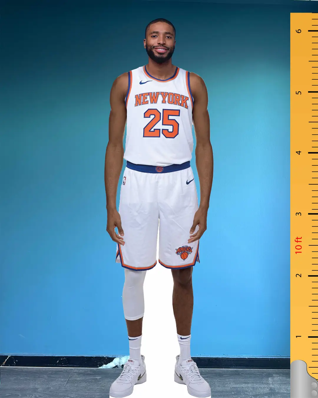 mikal-bridges-life-size-cardboard-cutout-model-standee-new-york-knicks ...