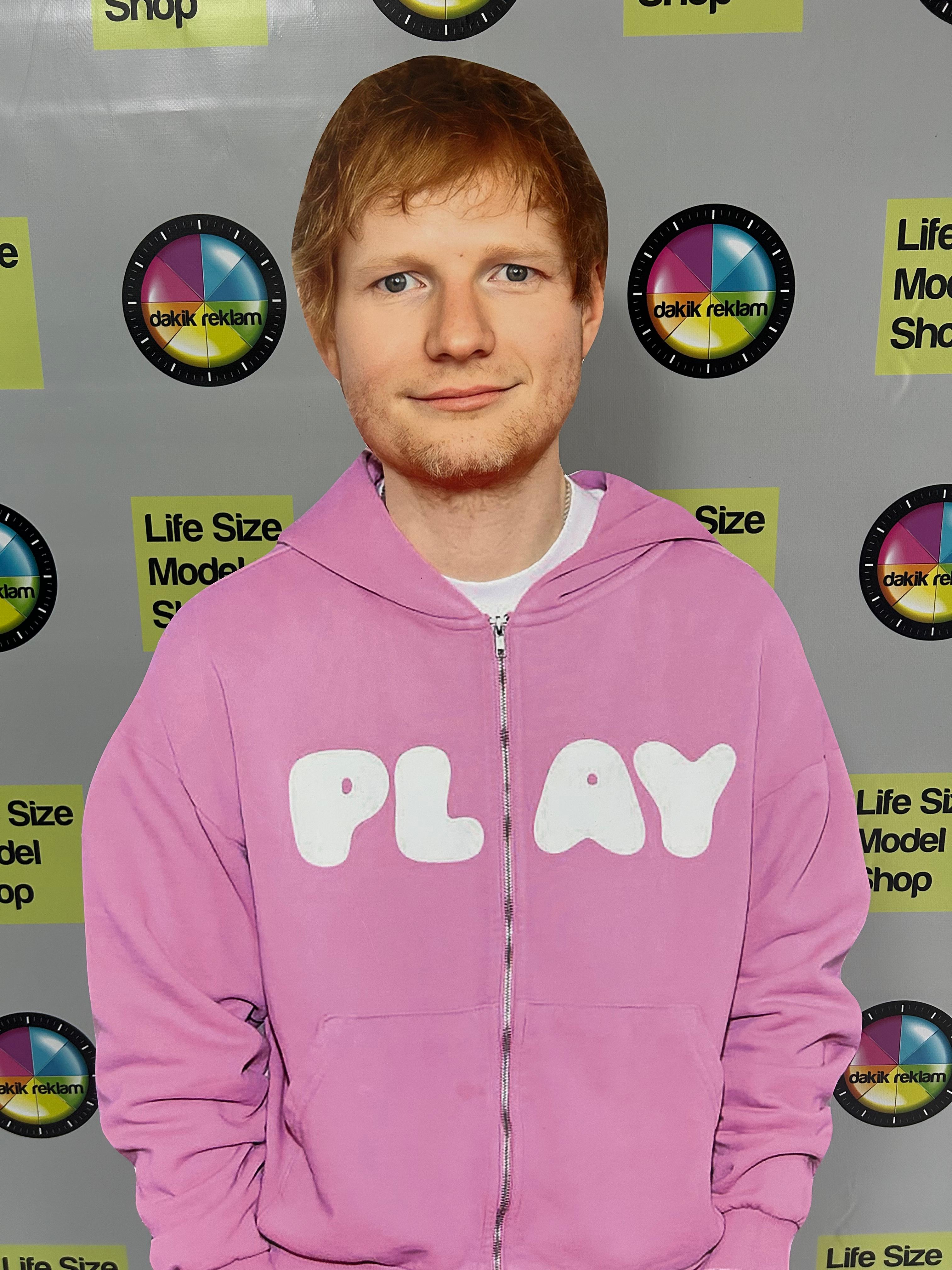 🎶 Ed Sheeran Cardboard Cutout Model - 2025 iHeartRadio Z100 Jingle Ball ...