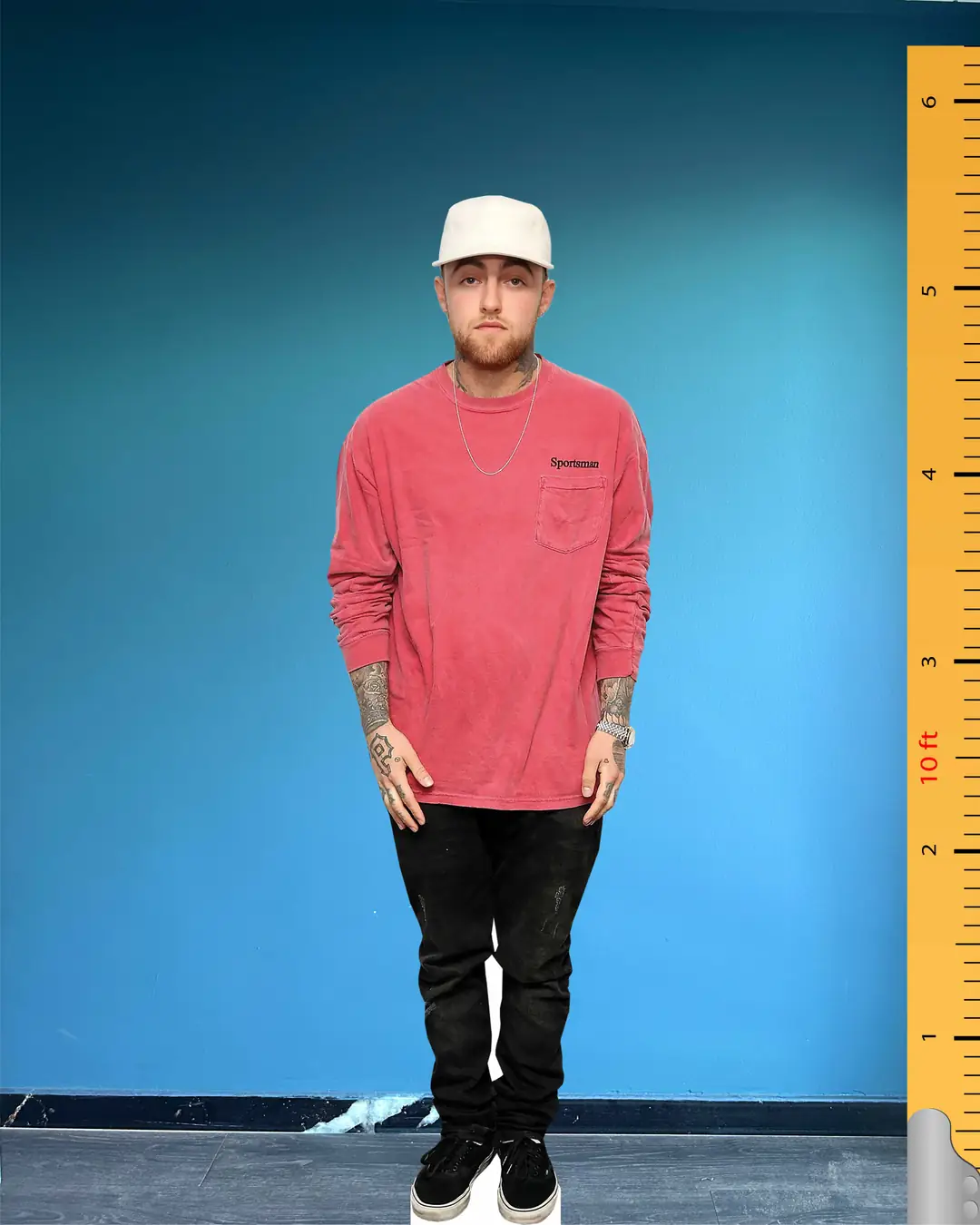 🎤 Mac Miller Cardboard Cutout – Life-Size Hip Hop Standee Featuring ...