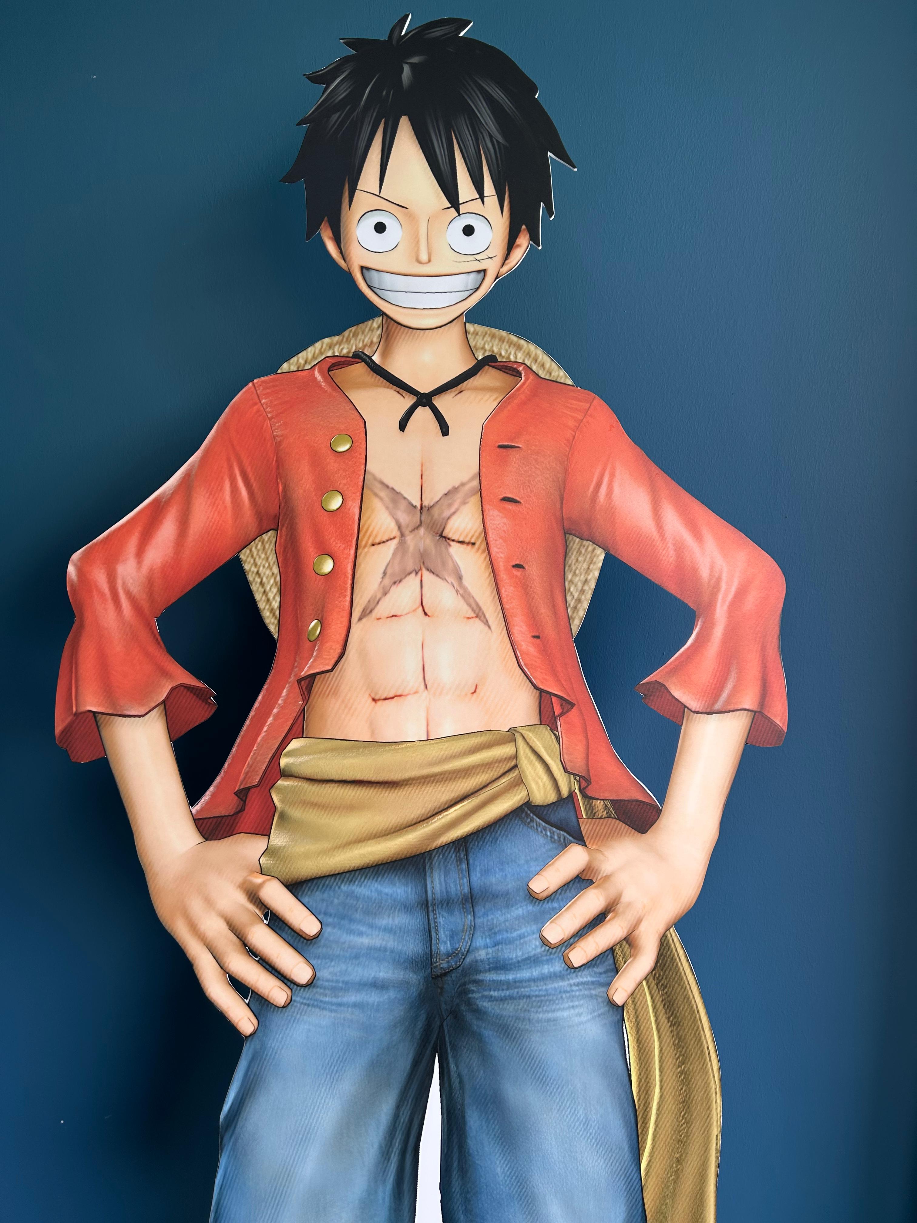 Luffy Carton Découpé Standee Modèle En Plastique Taille Réelle Monkey D ...