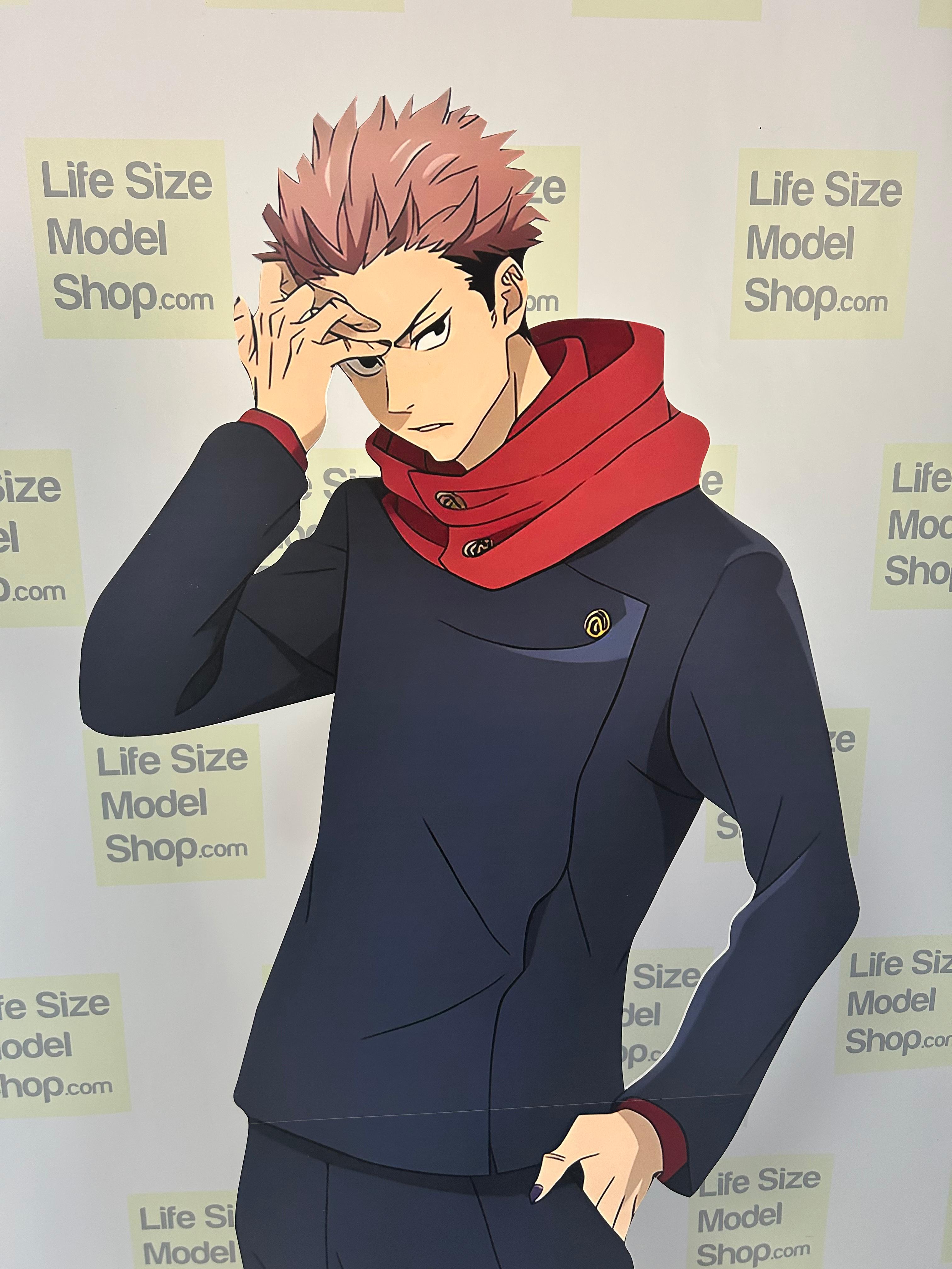 Modello di cartone ritagliato di Itadori Yuji Jujutsu Kaisen ...