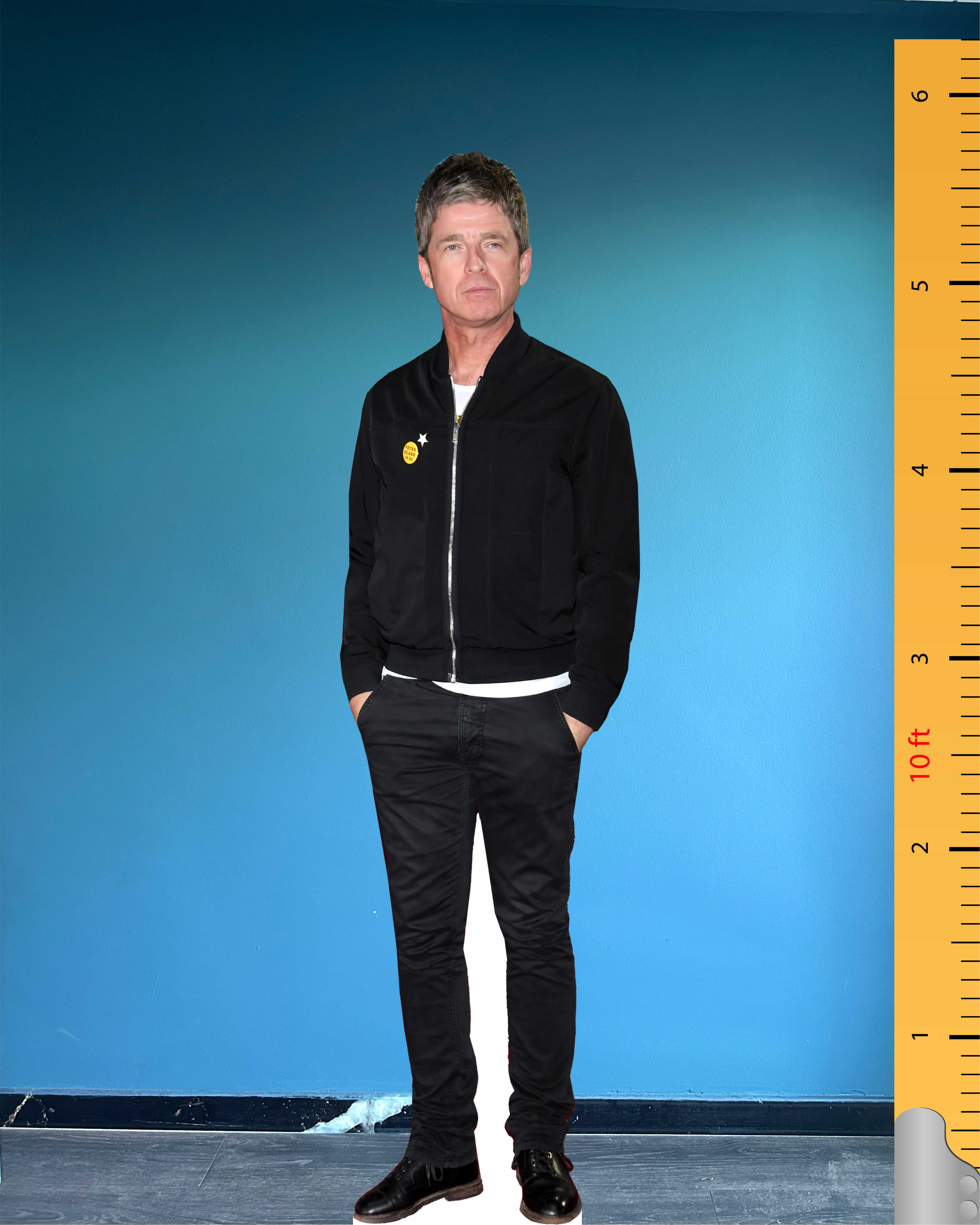 🎸 Noel Gallagher Life Size Cardboard Cutout – Oasis Leader Edition