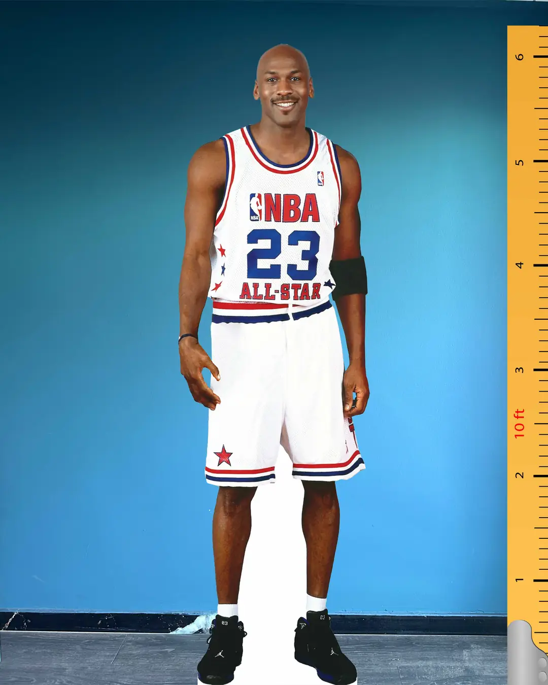Michael Jordan kartonnen model plastic standee NBA