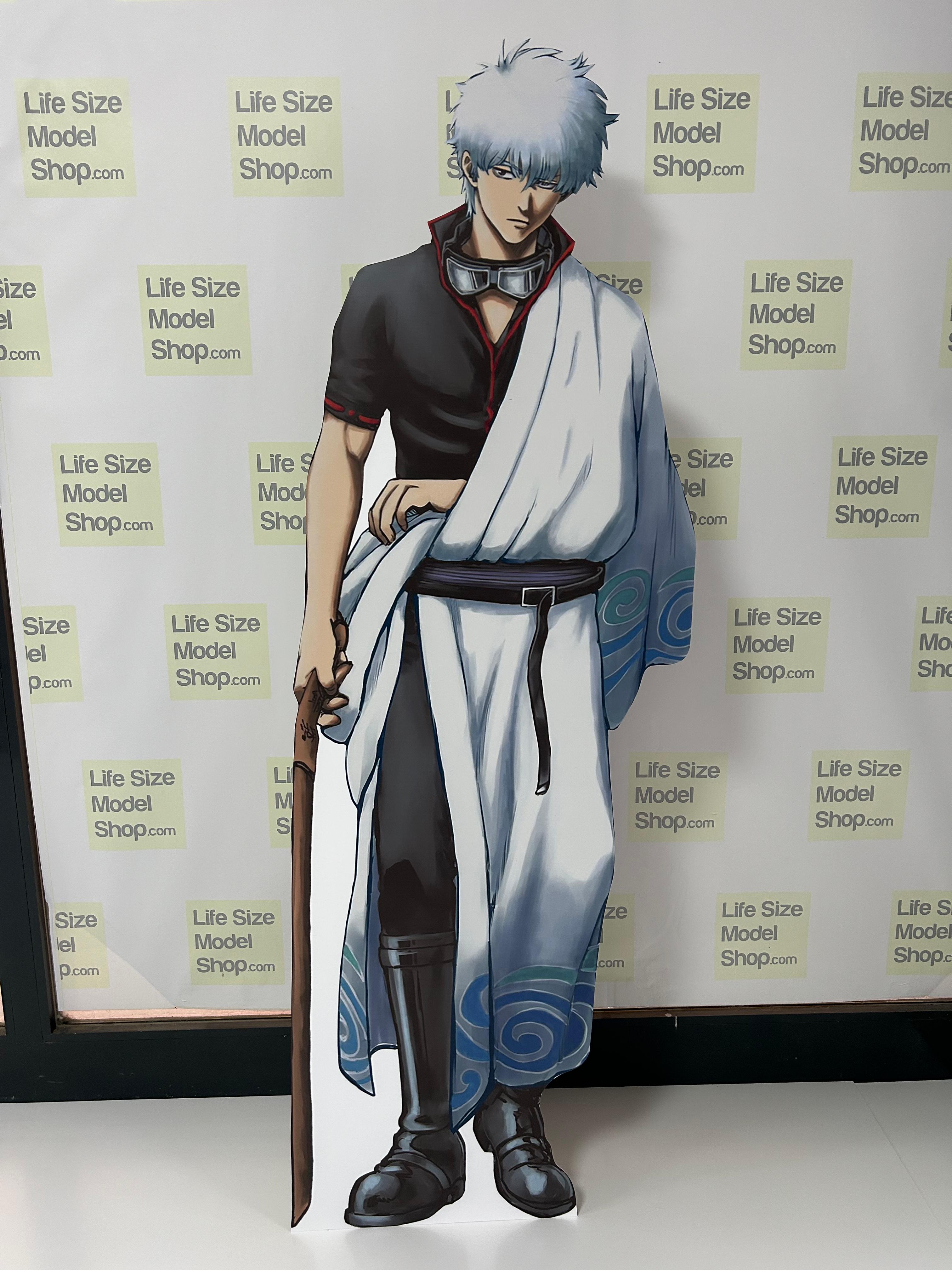 ⚔️ Figurine en carton grandeur nature de Gintoki Sakata – standee anime ...