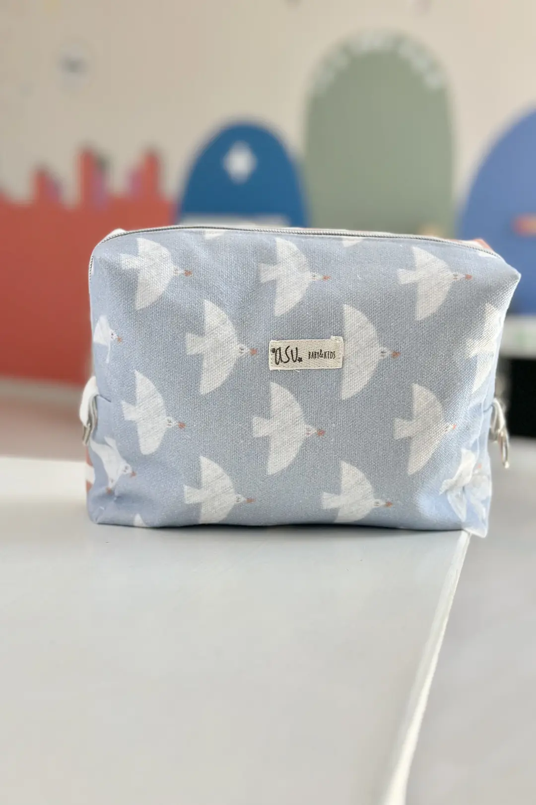 Asu Baby&Kids Asu Baby&Kids Freebird Organik Pamuk Sıvı Geçirmez Çanta