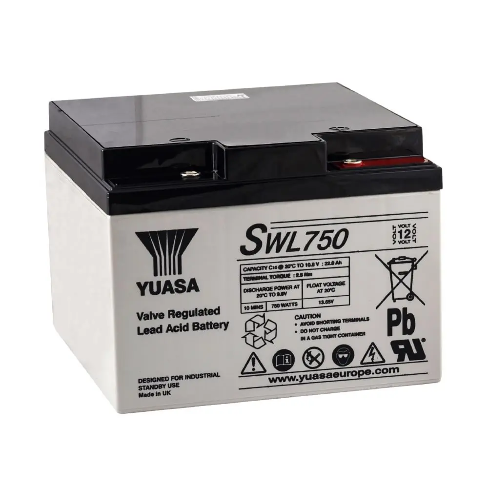 SWL750 - YUASA SWL750 12V 24.4 Ah Bakımsız Kuru Akü | DST Elektromarket