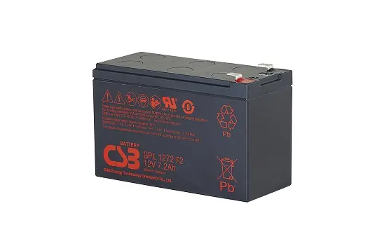 GPL1272 - CSB GPL1272 F2 12Volt 7.2Ah Kuru Tip Akü | DST Elektromarket