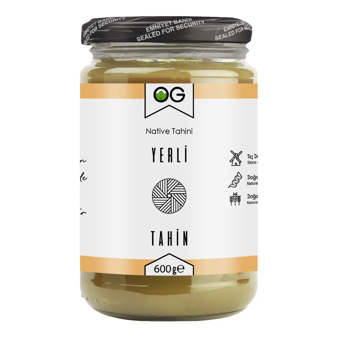 OG Yerli Taş Değirmen Tahin 600 Gr | Kasaba Doğal Market