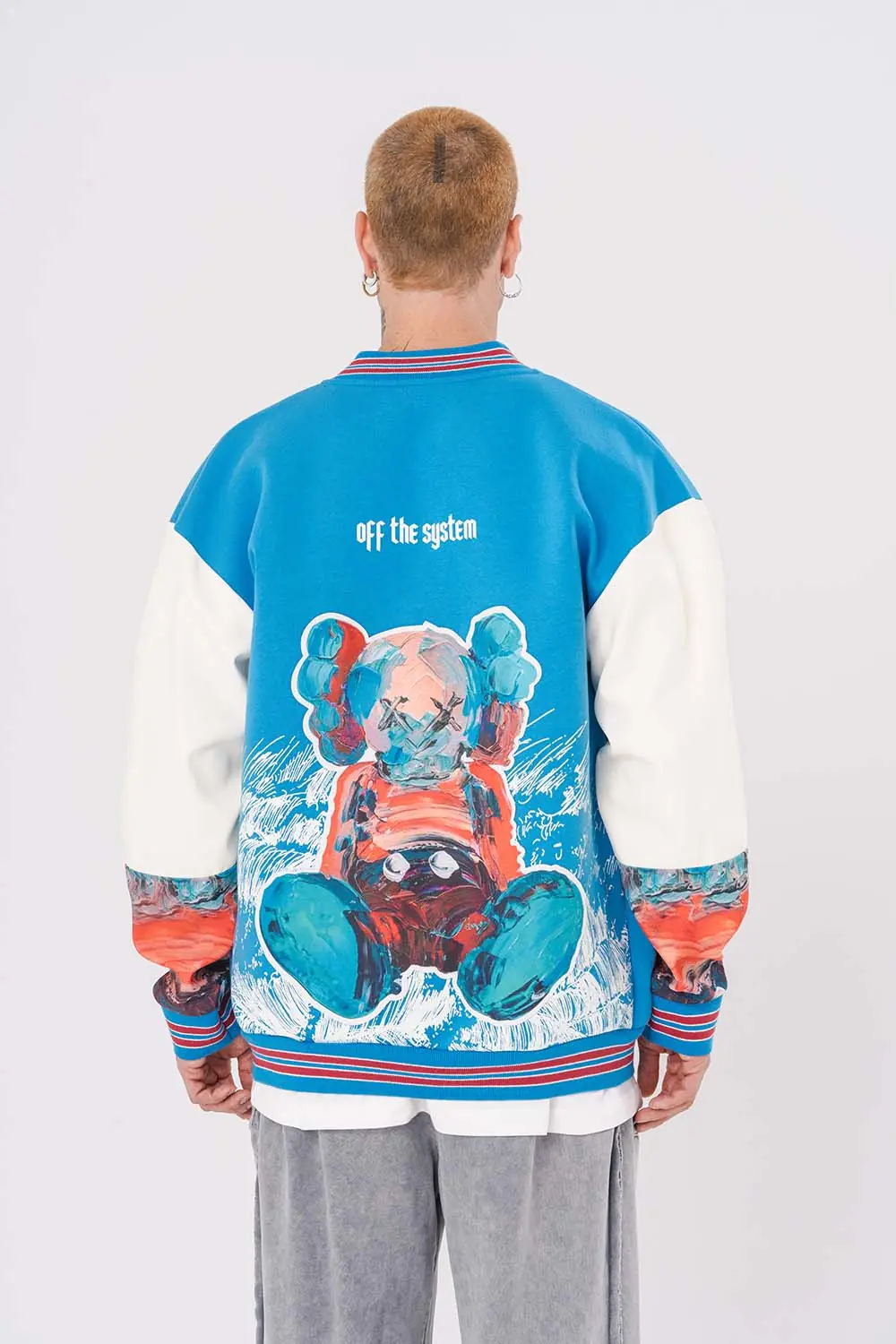 Kaws Patch Detaylı Kolej Ceket - Gangown