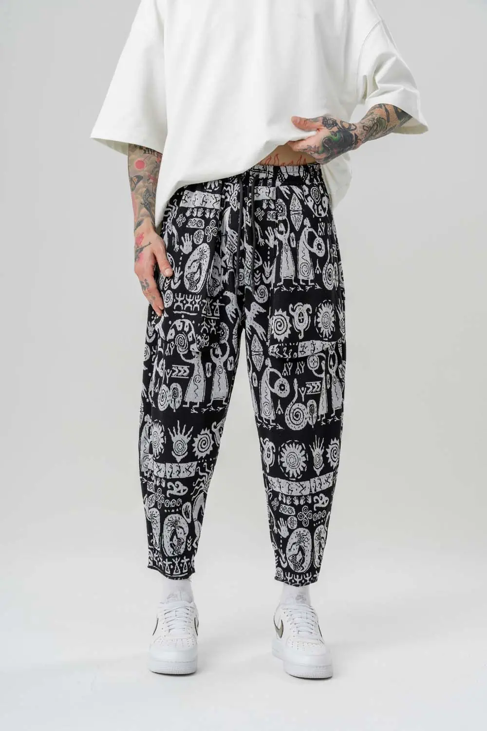 Nomadic Big Pocket Bel Lastikli Overlok Paça Pantolon - Gangown