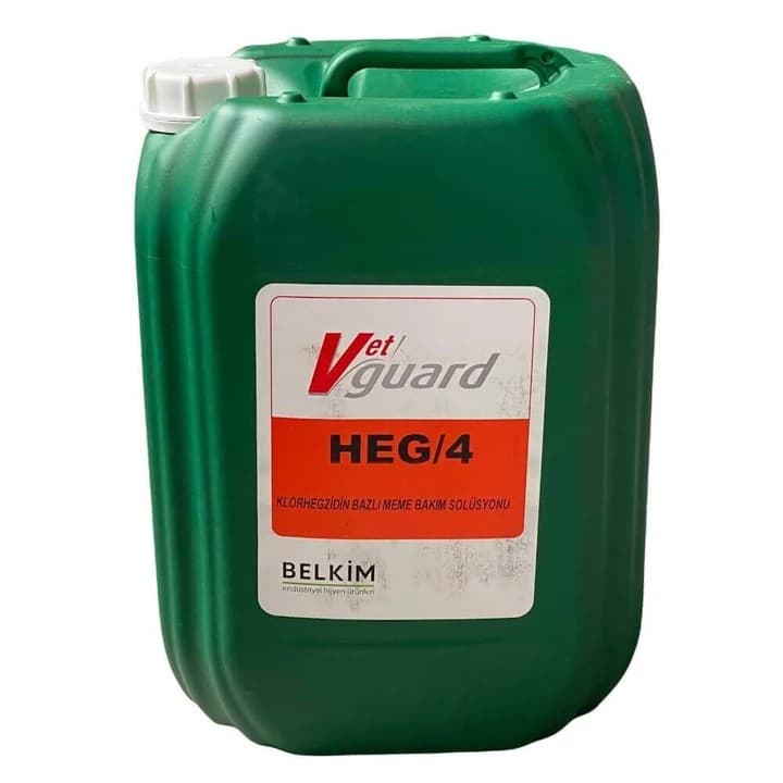 Vetguard HEG/4 Sağım Sonrası Meme Bakım Solüsyonu-20 Lt Fiyatı