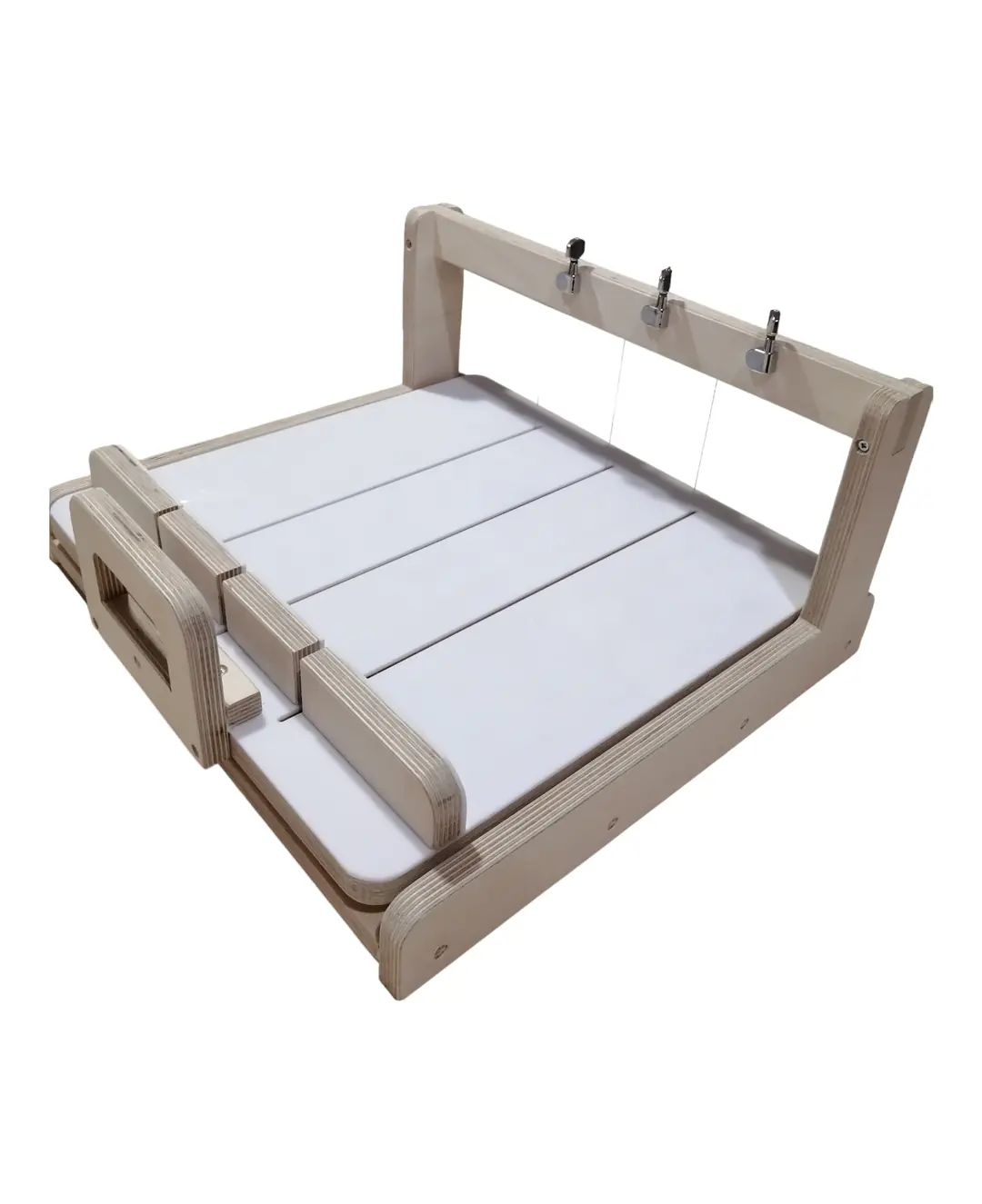 3 Wires Adjustable Wooden Slab Soap Cutter | Rail Syste | Color Beige ...