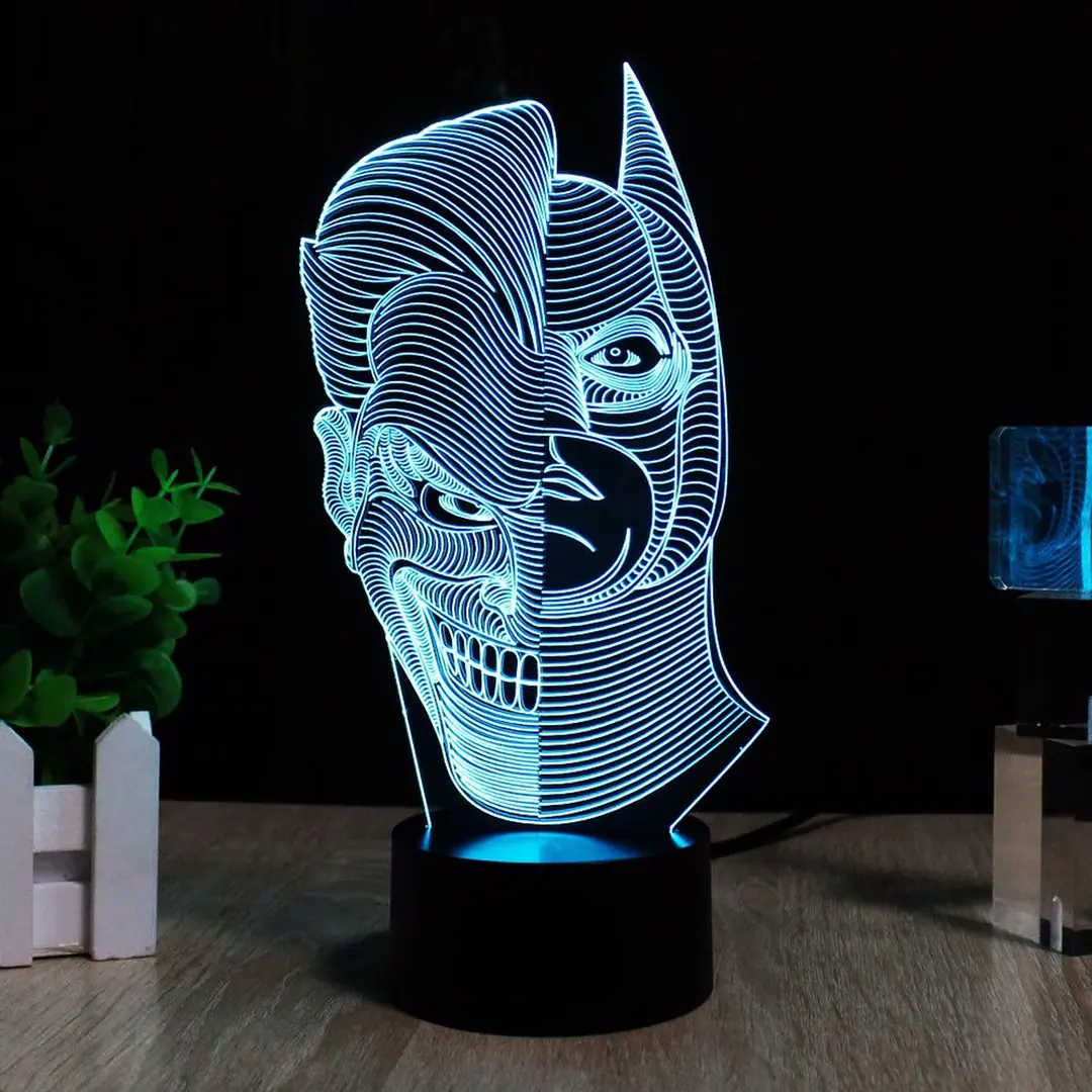 Batman-Joker 3D Led Gece Lambası | mimandhome