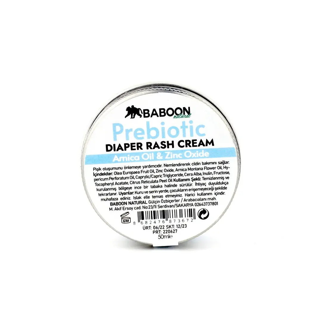 Baboon Natural Prebiotic Diaper Rash Cream | baboonnatural.com