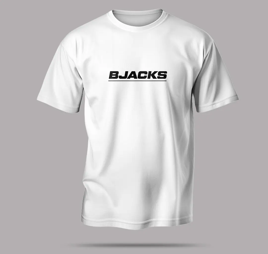 BJACKS BASIC BEYAZ TSHIRT