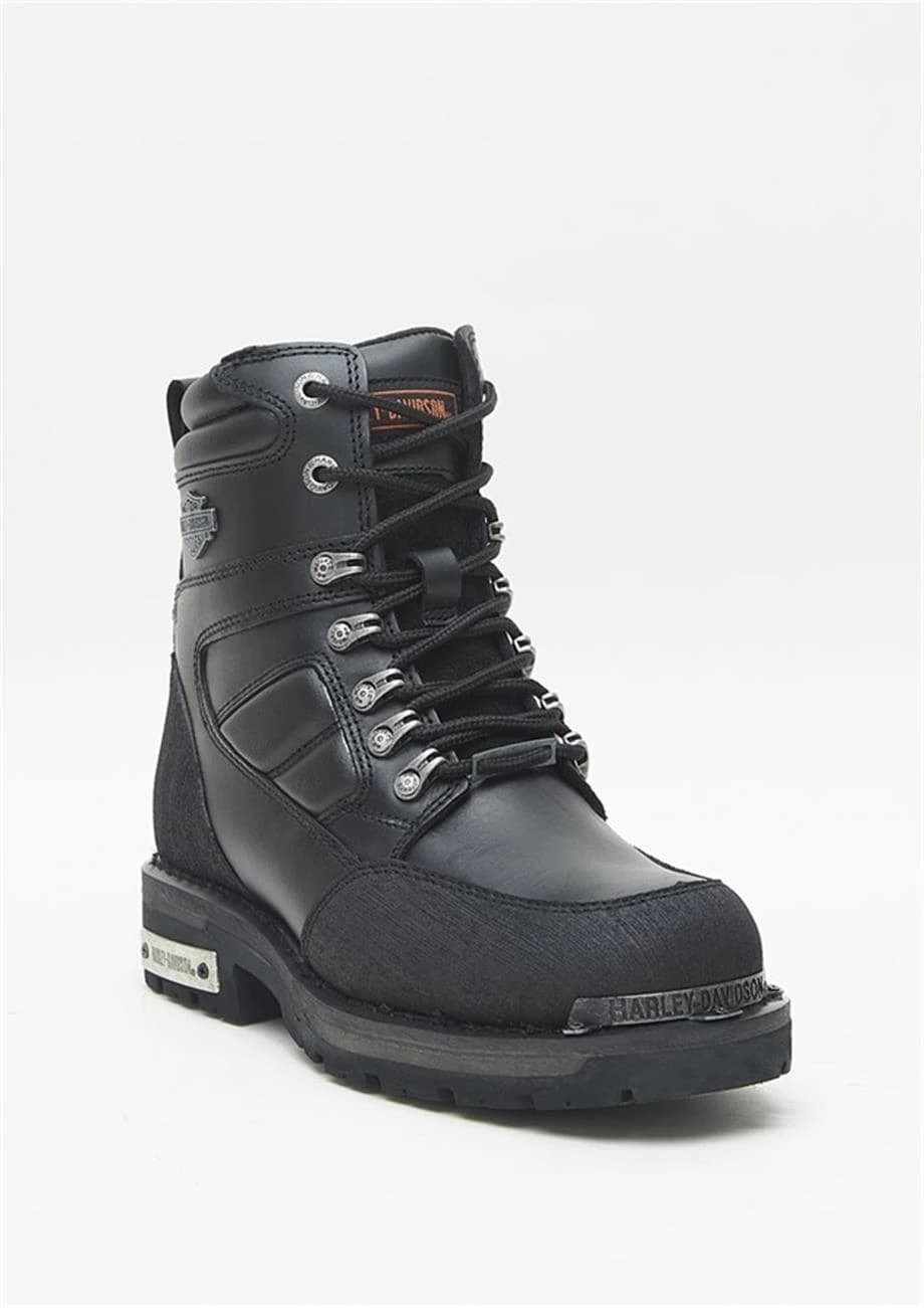 Harley-Davidson Millo Waterproof Siyah Deri Erkek Bot