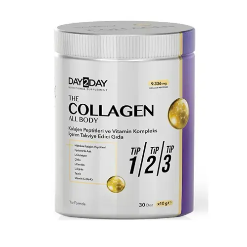 DAY2DAY COLLAGEN ALL BODY TİP 1-2-3 300 GR - Probebek