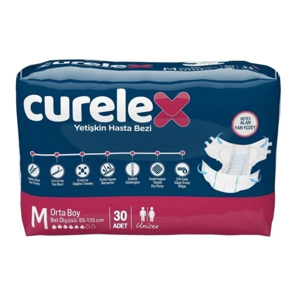 Curelex Belbantlı Hasta Bezi 30 Lu Medium - Probebek