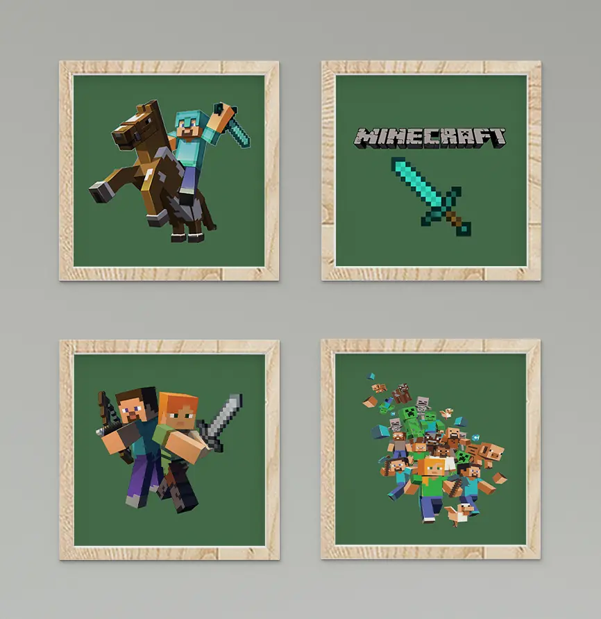 minecraft duvar tablo