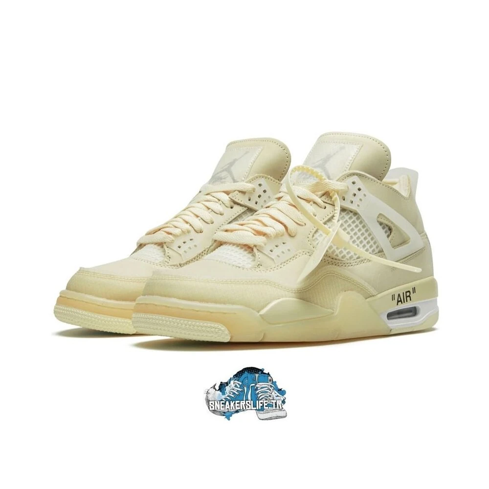 AİR JORDAN 4 OFF-WHİTE SAİL