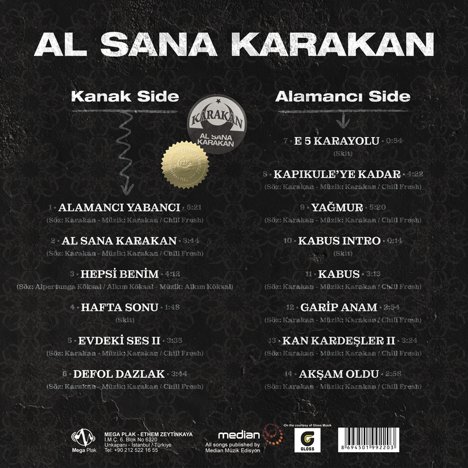 Karakan - Al Sana Karakan - Plak