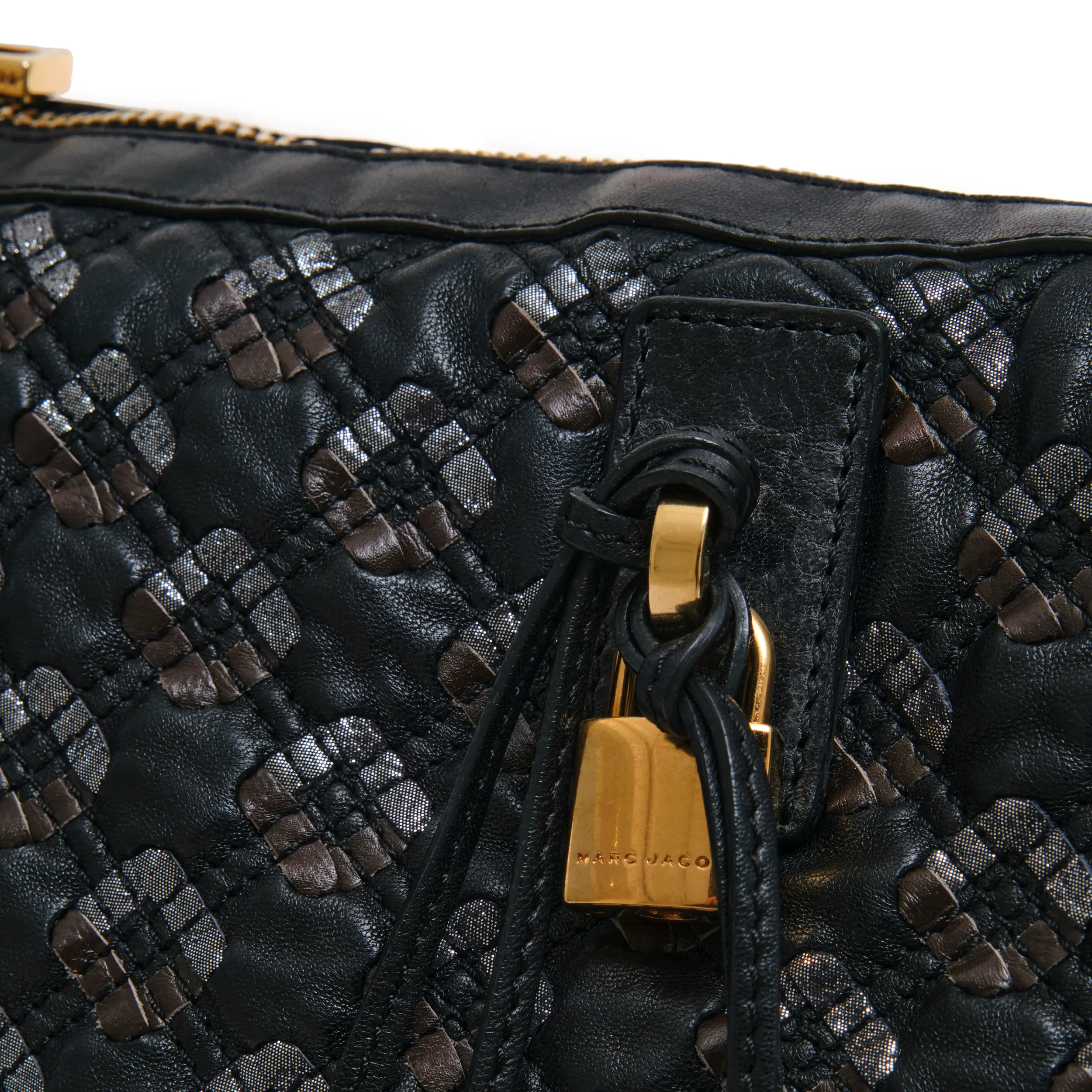 Marc Jacobs - Siyah Kapitone Memphis Robert Jena Çanta - Authentic Seconds