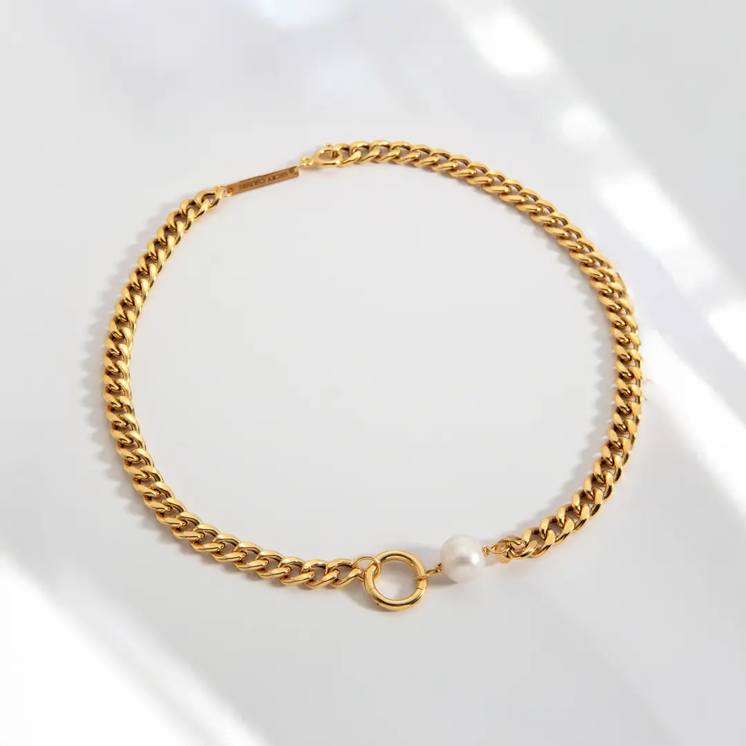 Basic Pearl Choker - Lucky Culture