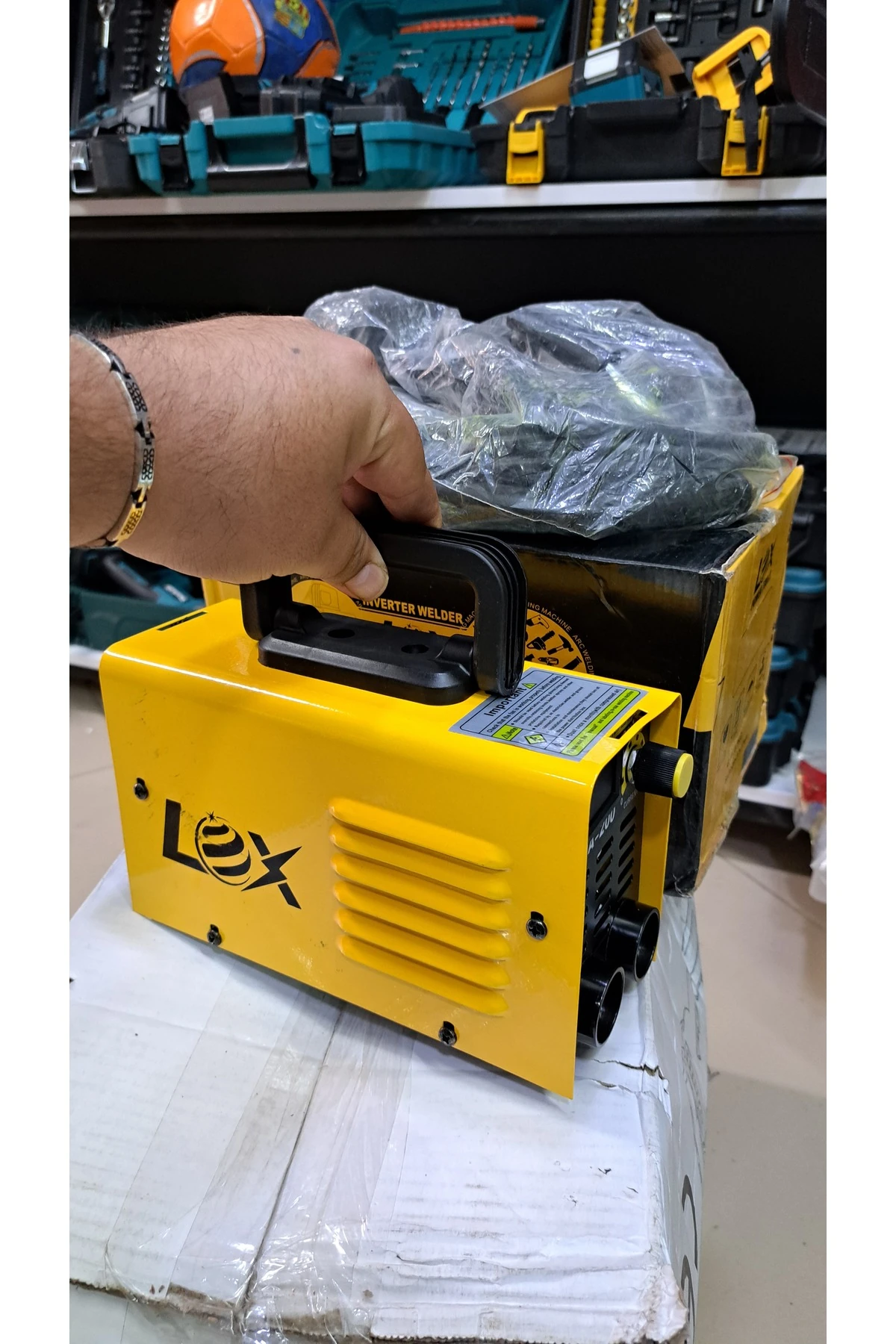 Welding Viger Invertır Kaynak Makinası Solo Kablo Maşa Tam Set