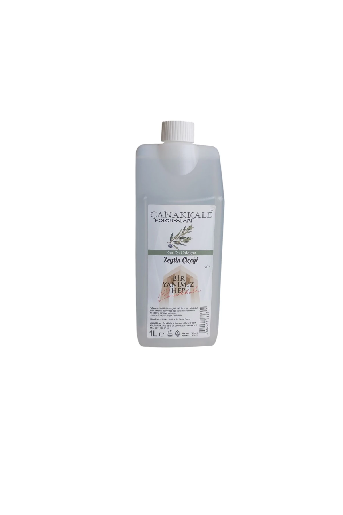 (Şeffaf Renksiz) - Zeytin Çiçeği -1 Litre -(BİDON) Korumalı Kapak ...