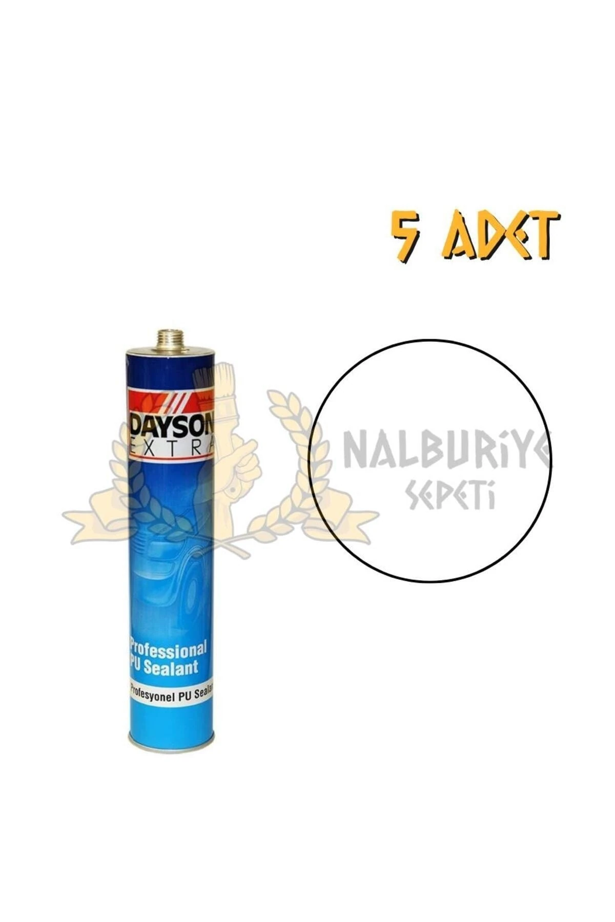 Dayson Extra Poliüretan Mastik Yapıştırıcı BEYAZ 280 ml. - 5 Adet