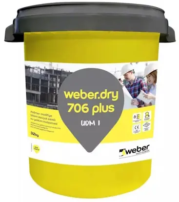 Weber Dry 706 Plus Siyah Su Yalıtım Malzemesi 32 kg